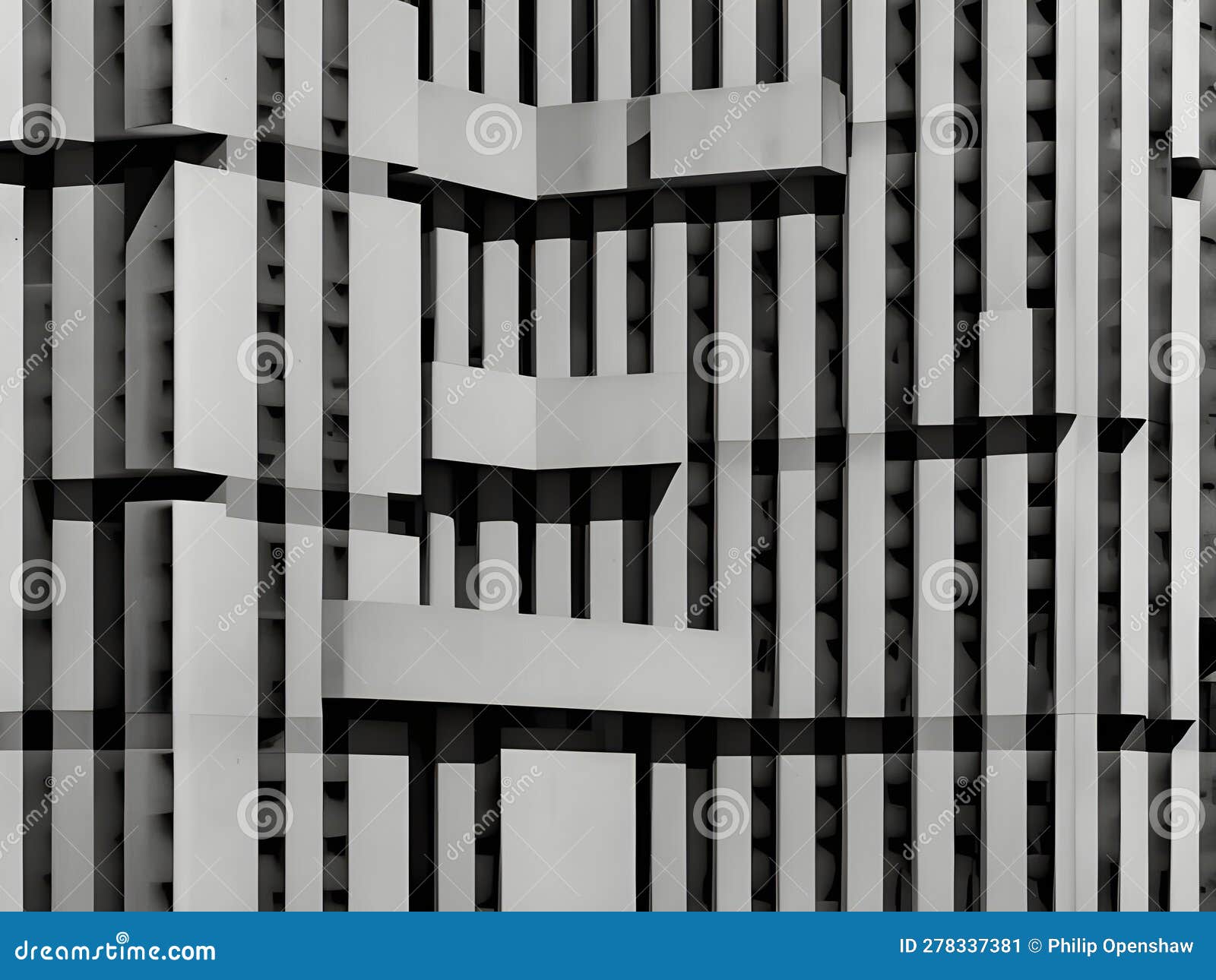 Large White Brutalist Modern Architectural Facade Abstract Background ...