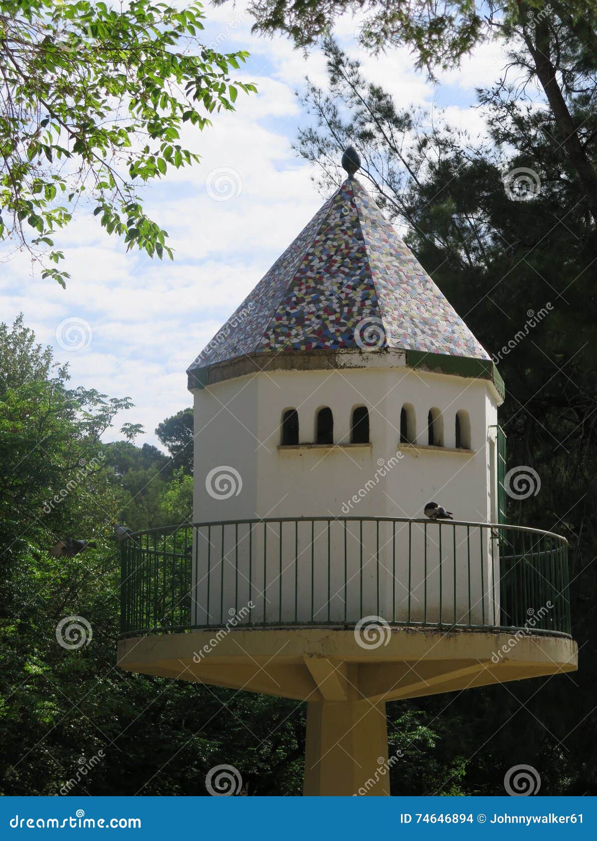 Large white dovecote stock photo. Image of dovecote, bird - 74646894