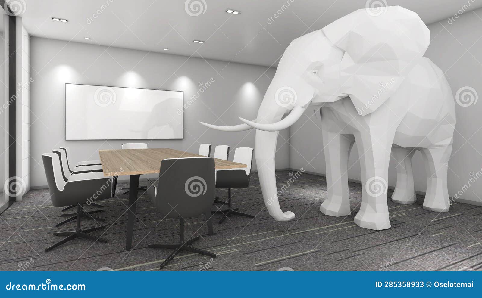 A Large White Elephant in the Room Concept of the Problem that People ...