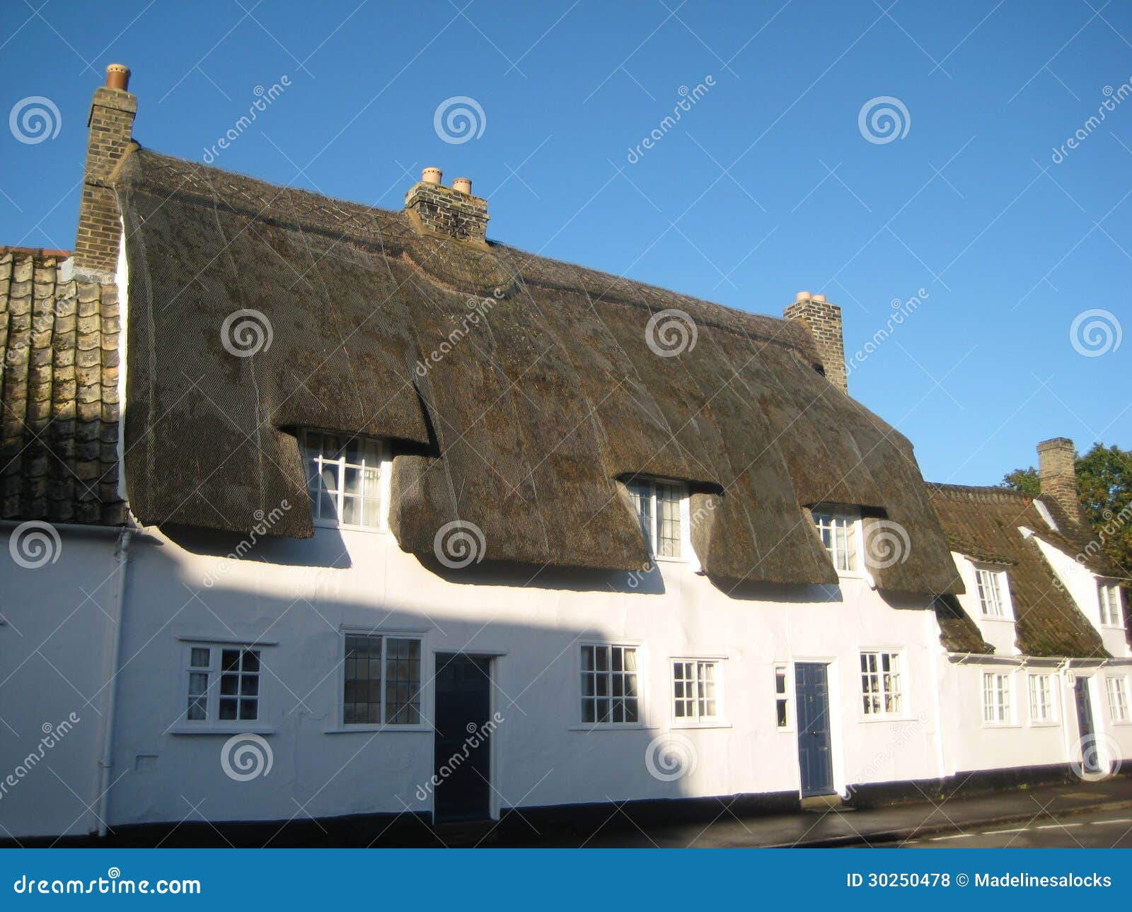 English thatched roof stock photo. Image of house, rustic - 30250478