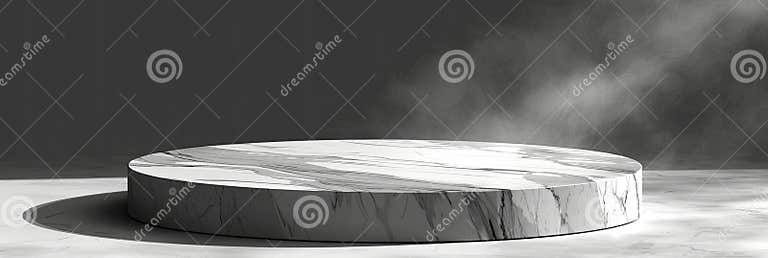 A Large White Stone Circle with a Shadow on it Stock Image - Image of ...