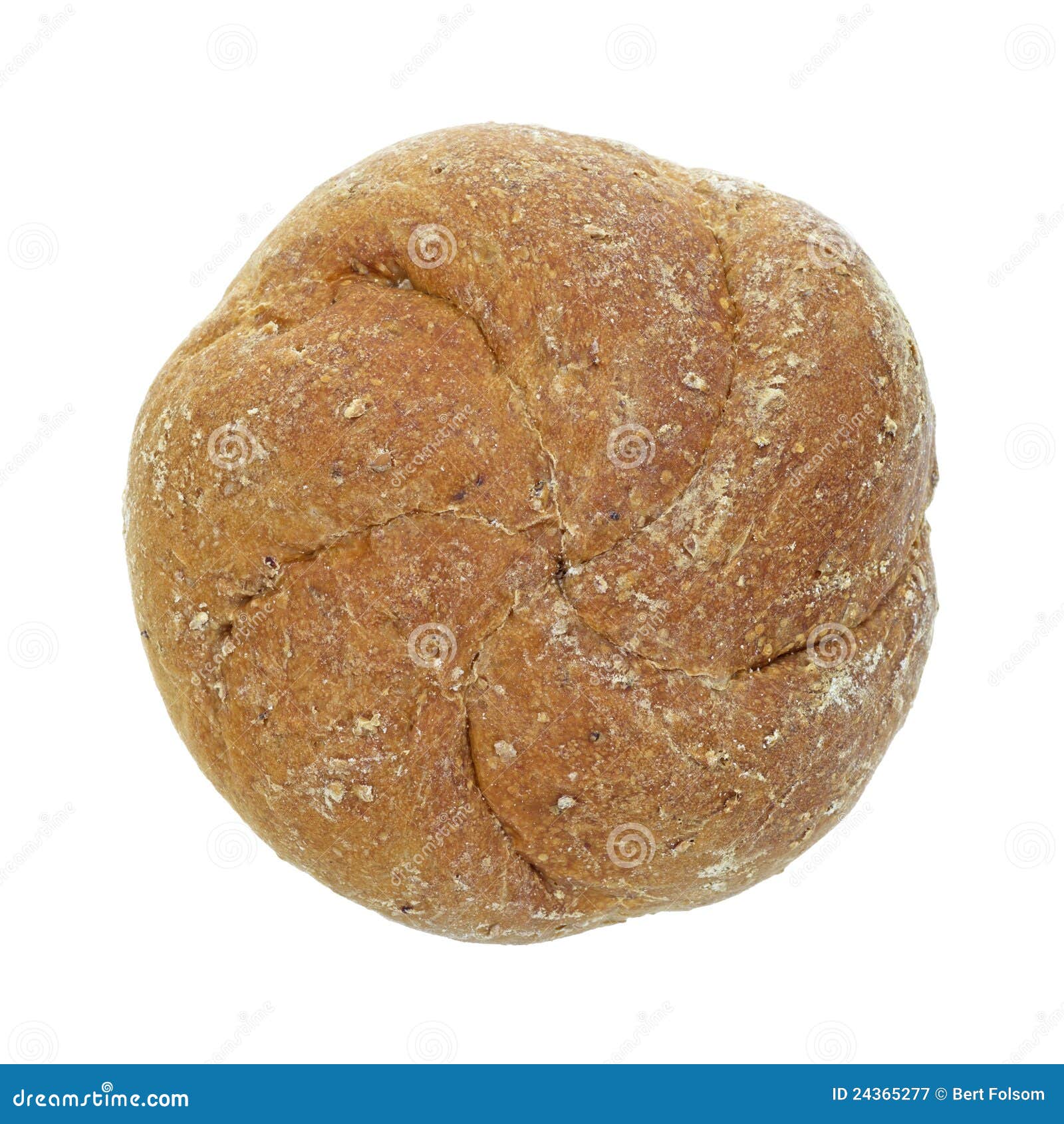 Large whole wheat roll stock image. Image of healthy - 24365277
