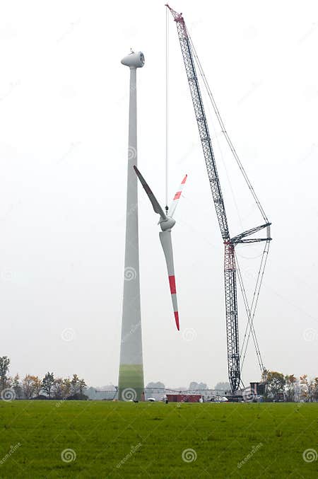 Large wind turbine stock photo. Image of mill, efficient - 3361542