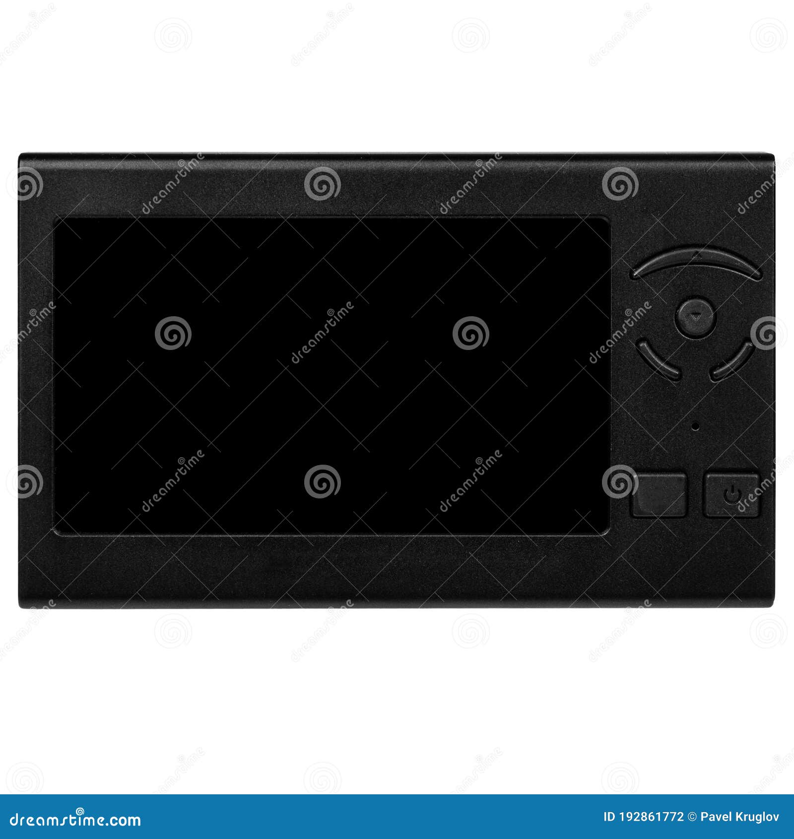 Large Wireless Digital Gadget with Blank Touchscreen and Black Control ...