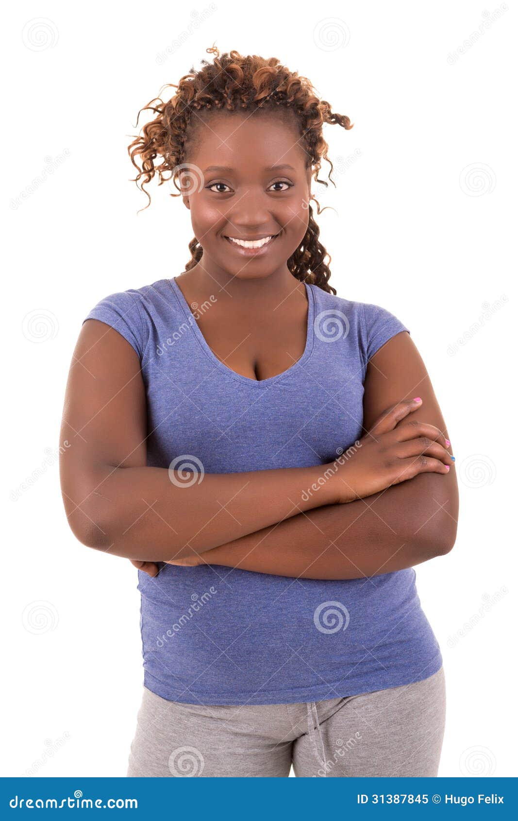 Large Woman stock image. Image of american, large, afro - 31387845