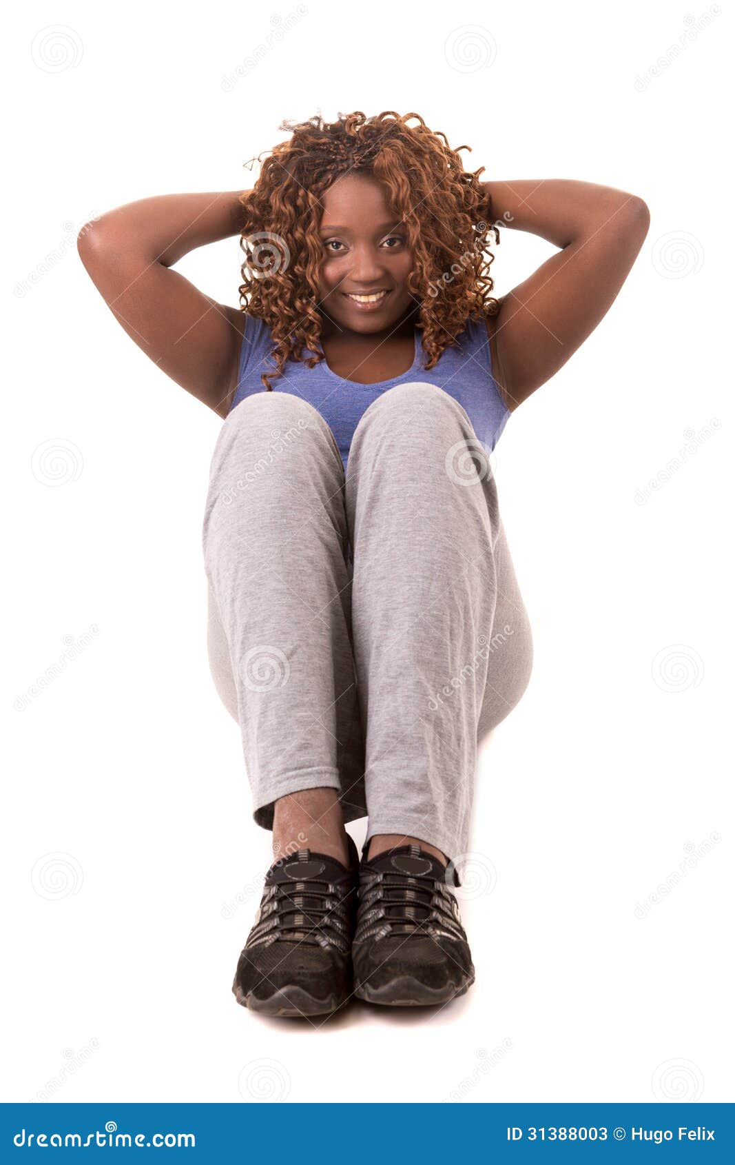 Large Woman stock image. Image of aerobic, mass, afro - 31388003