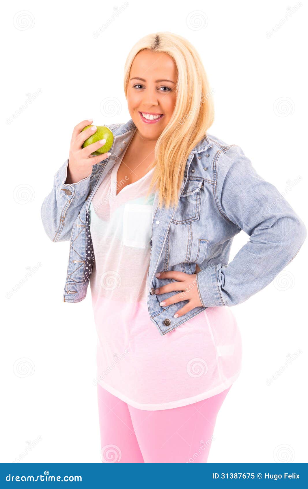 Large Woman stock image. Image of lifestyle, isolated - 31387675