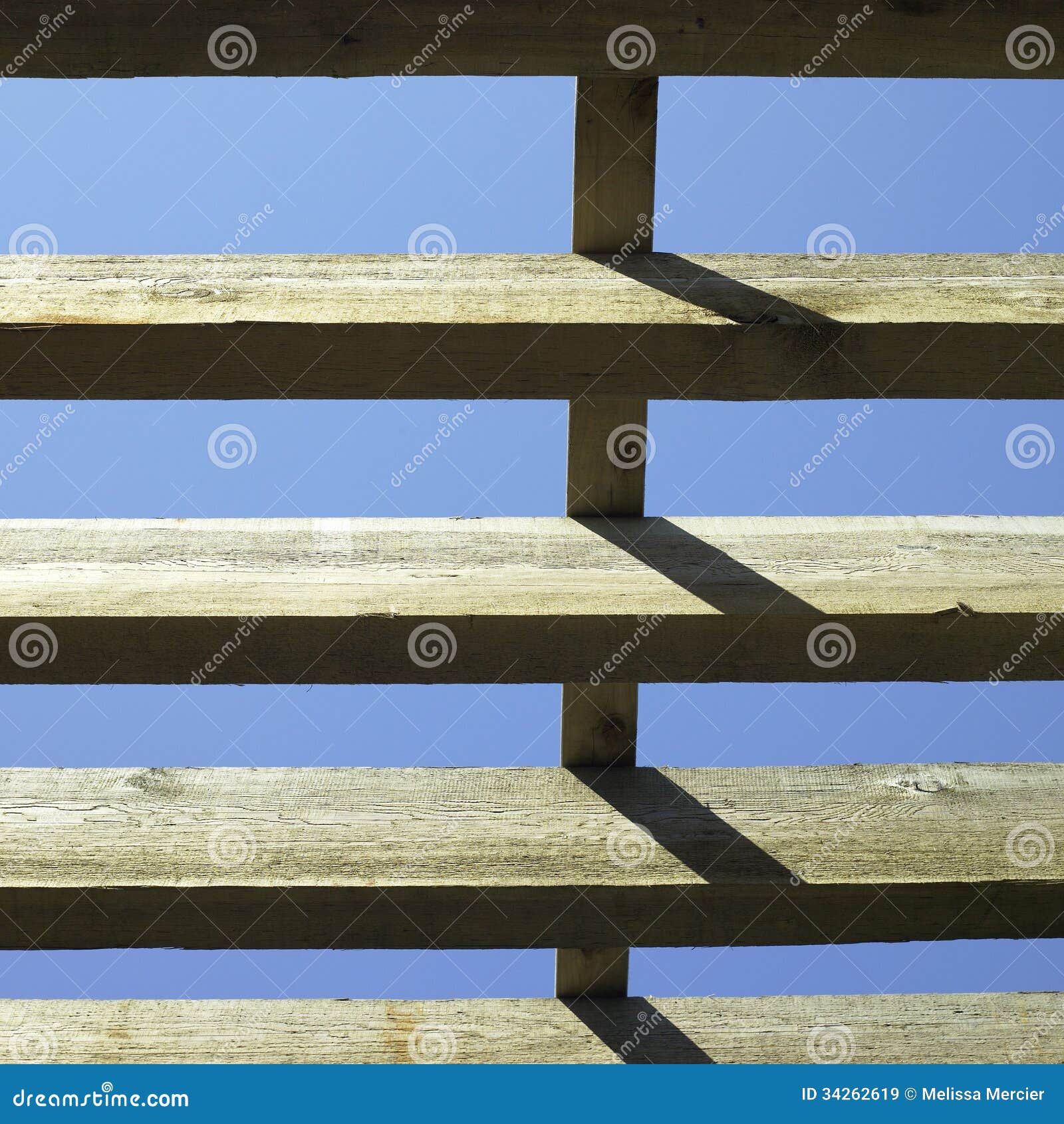 Large wooden beams stock image. Image of perpendicular - 34262619