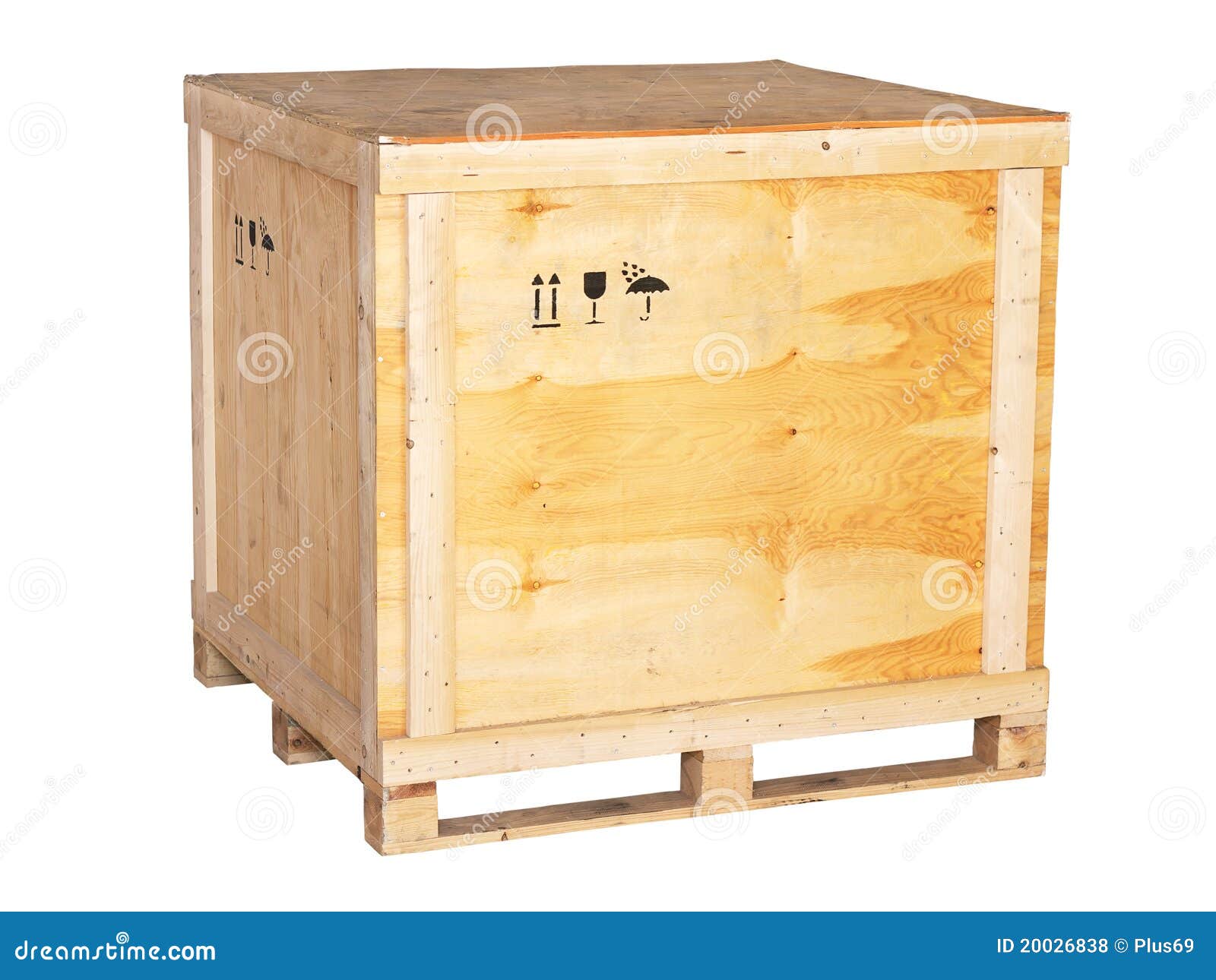 Large wooden box stock photo. Image of case, packing - 20026838