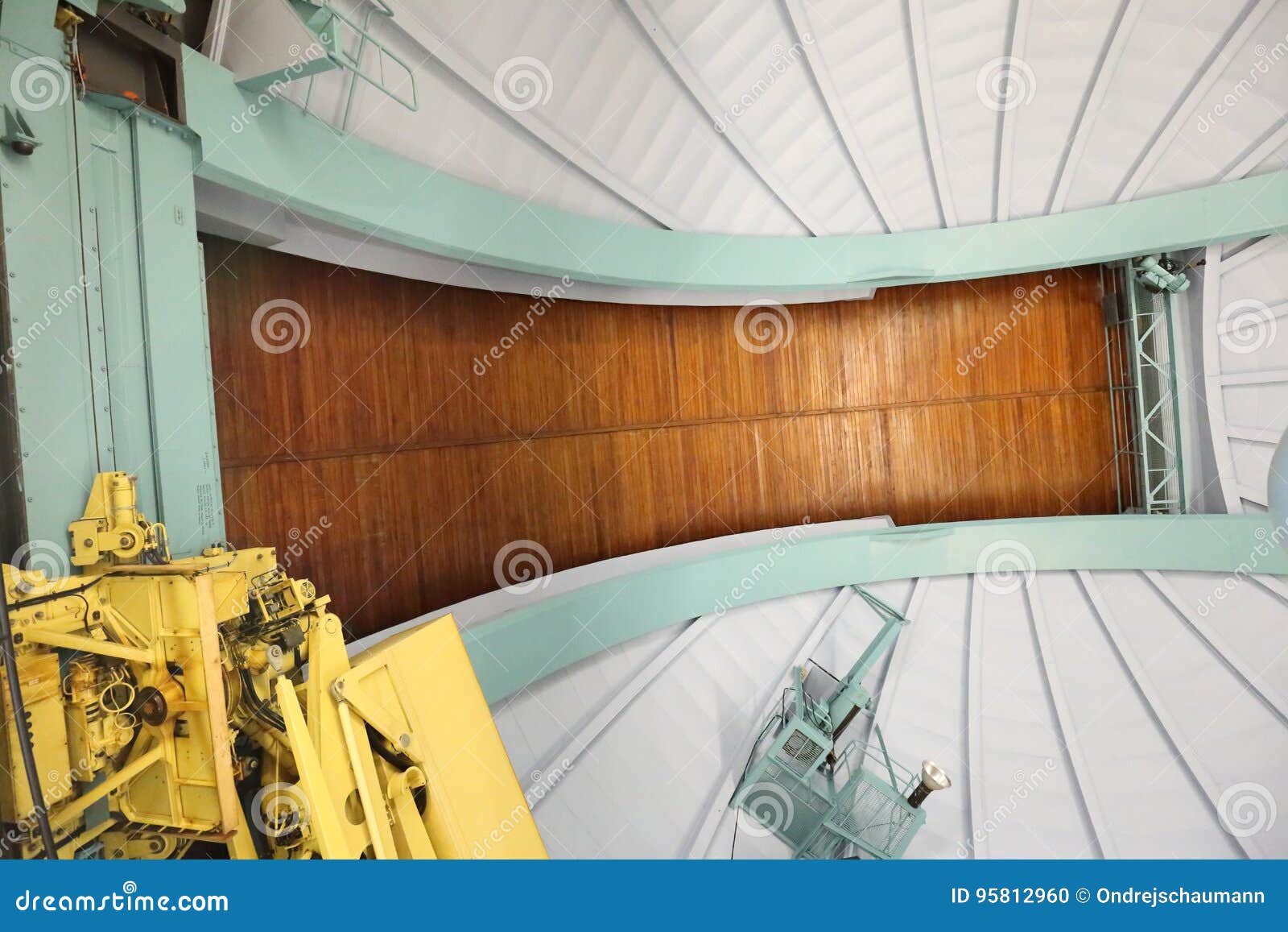 Large Wooden Shutter of the Astronomical Observatory Copula Stock Photo ...