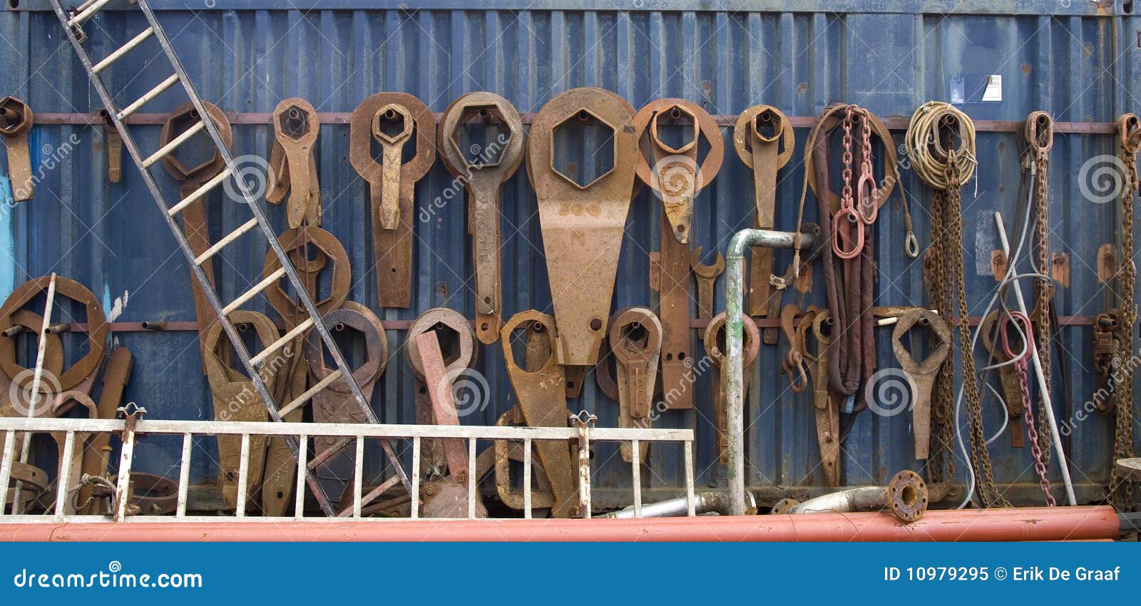 Large work tools stock image. Image of rust, steel, tool - 10979295