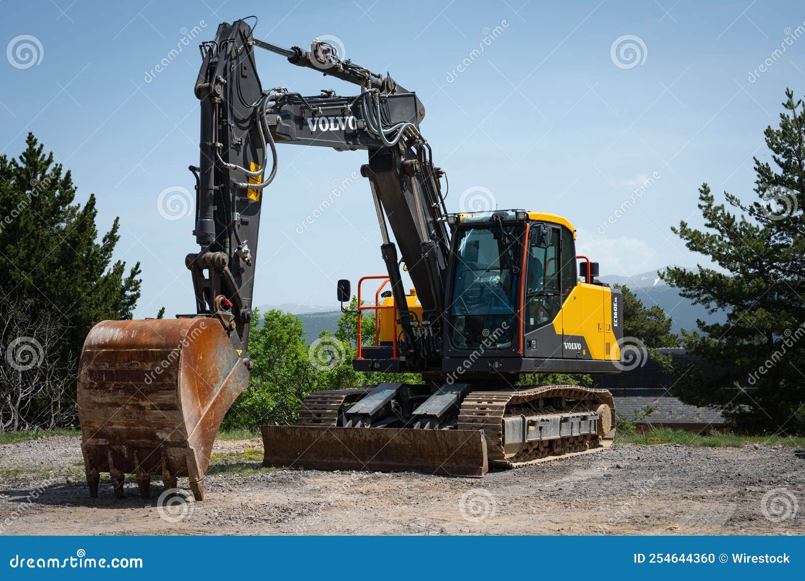 Black Volvo FH16 660 Truck With Bull Bar In A Show Editorial Photo ...