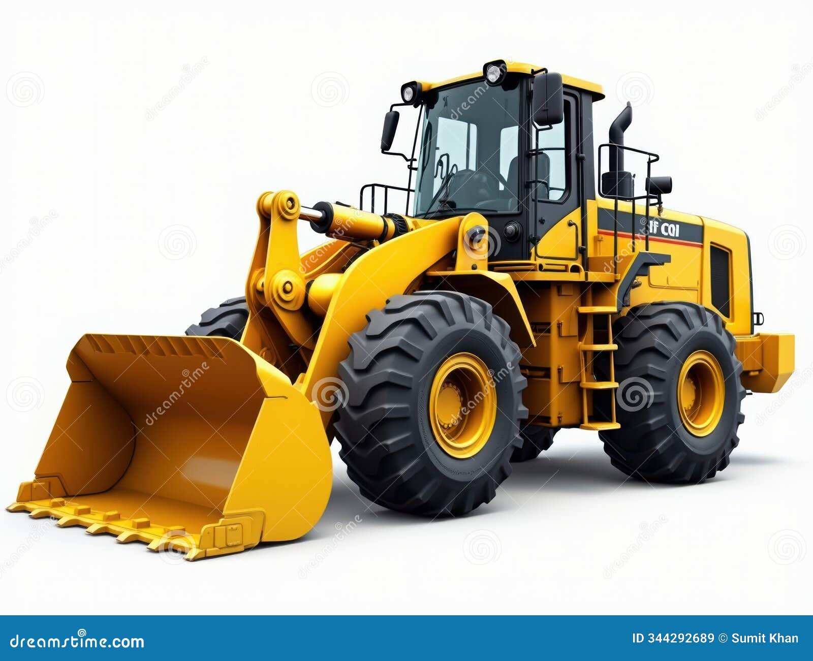 Large Yellow Front End Loader in Pit Mining Operation Stock ...