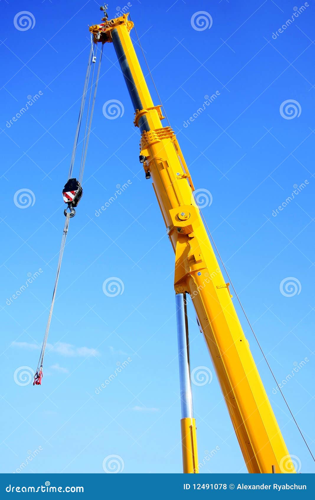 Telescopic Crane Royalty-Free Stock Photography | CartoonDealer.com ...