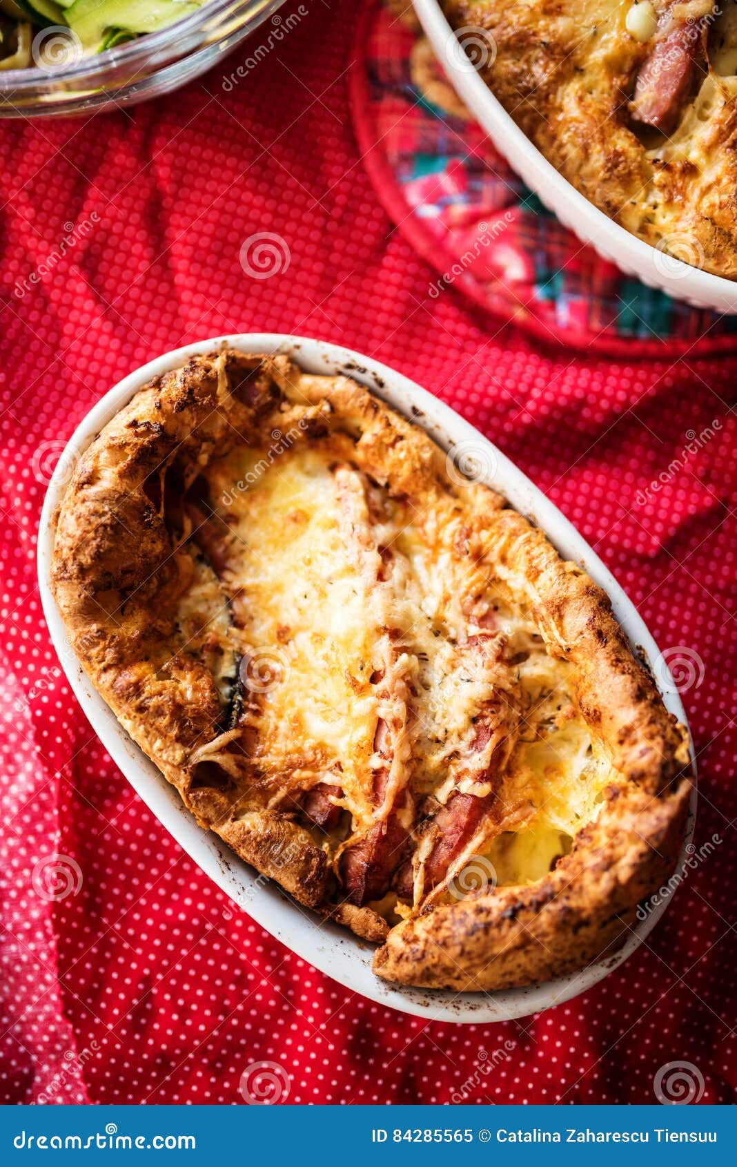 Large Yorkshire pudding stock image. Image of homemade - 84285565