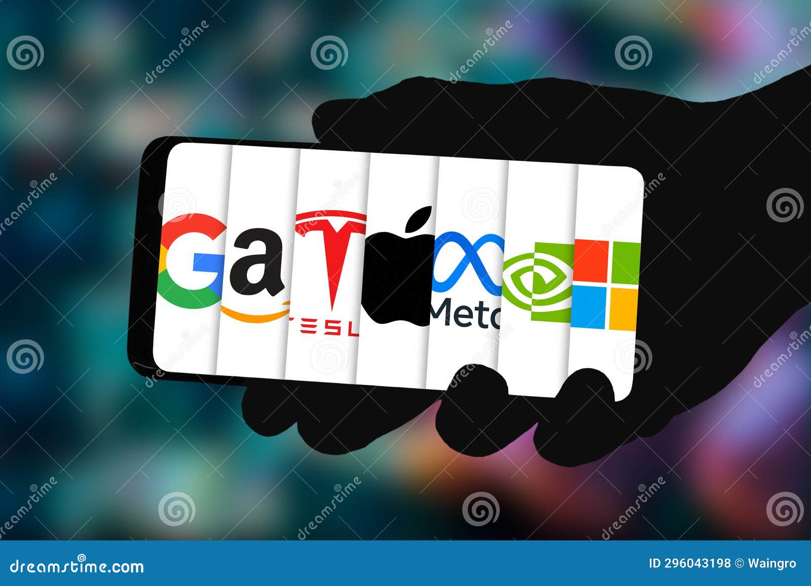Largest American Technology Companies Editorial Stock Photo - Image of ...