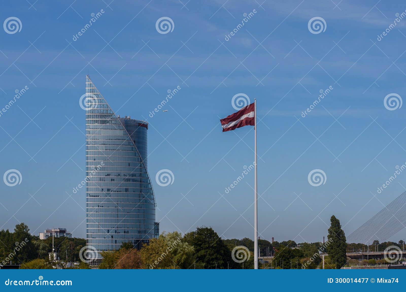 The Largest Flag of Latvia in Riga 2 Stock Image - Image of symbol ...