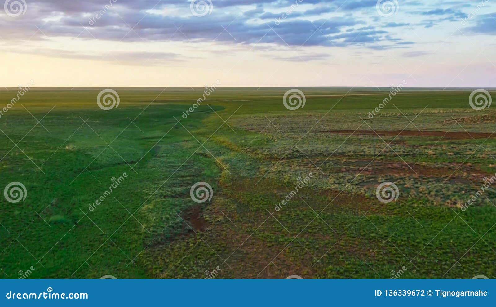 The Largest Grasslands on Earth, the Vast Eurasian Steppe Stock Photo ...