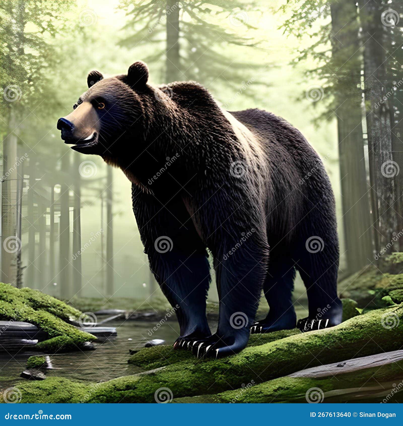 Bear stock illustration. Illustration of sculpture, safari - 267613640