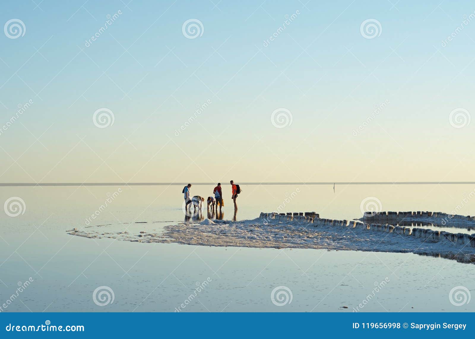 The Largest Salt Lake in Europe Elton. Editorial Stock Photo - Image of ...