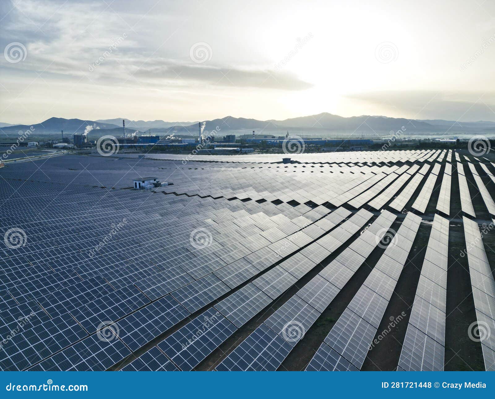 Largest Solar Farm in Turkey Ready for Use Stock Photo - Image of plant ...