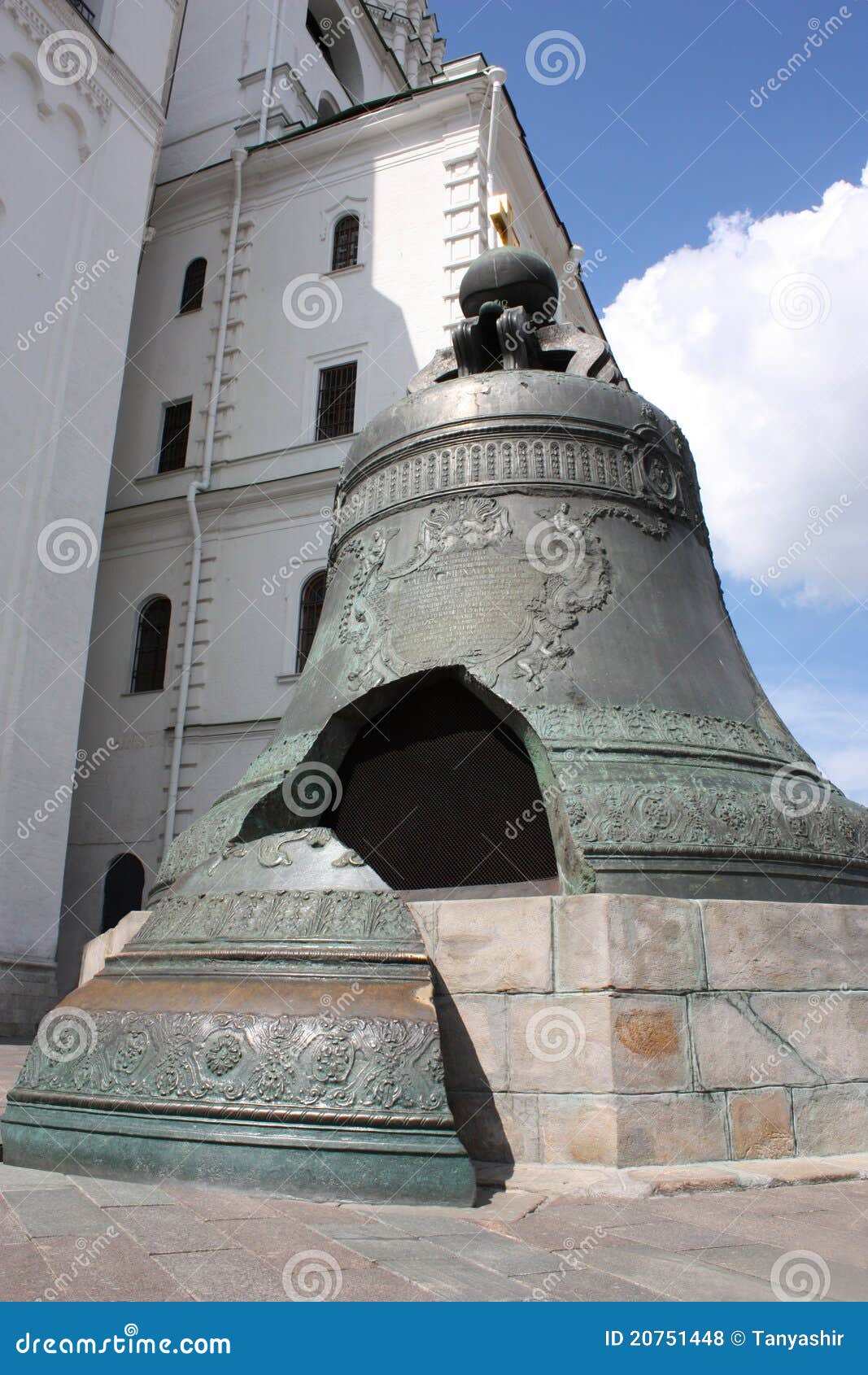 The Largest Tsar Bell in Moscow Kremlin Stock Photo - Image of golden ...