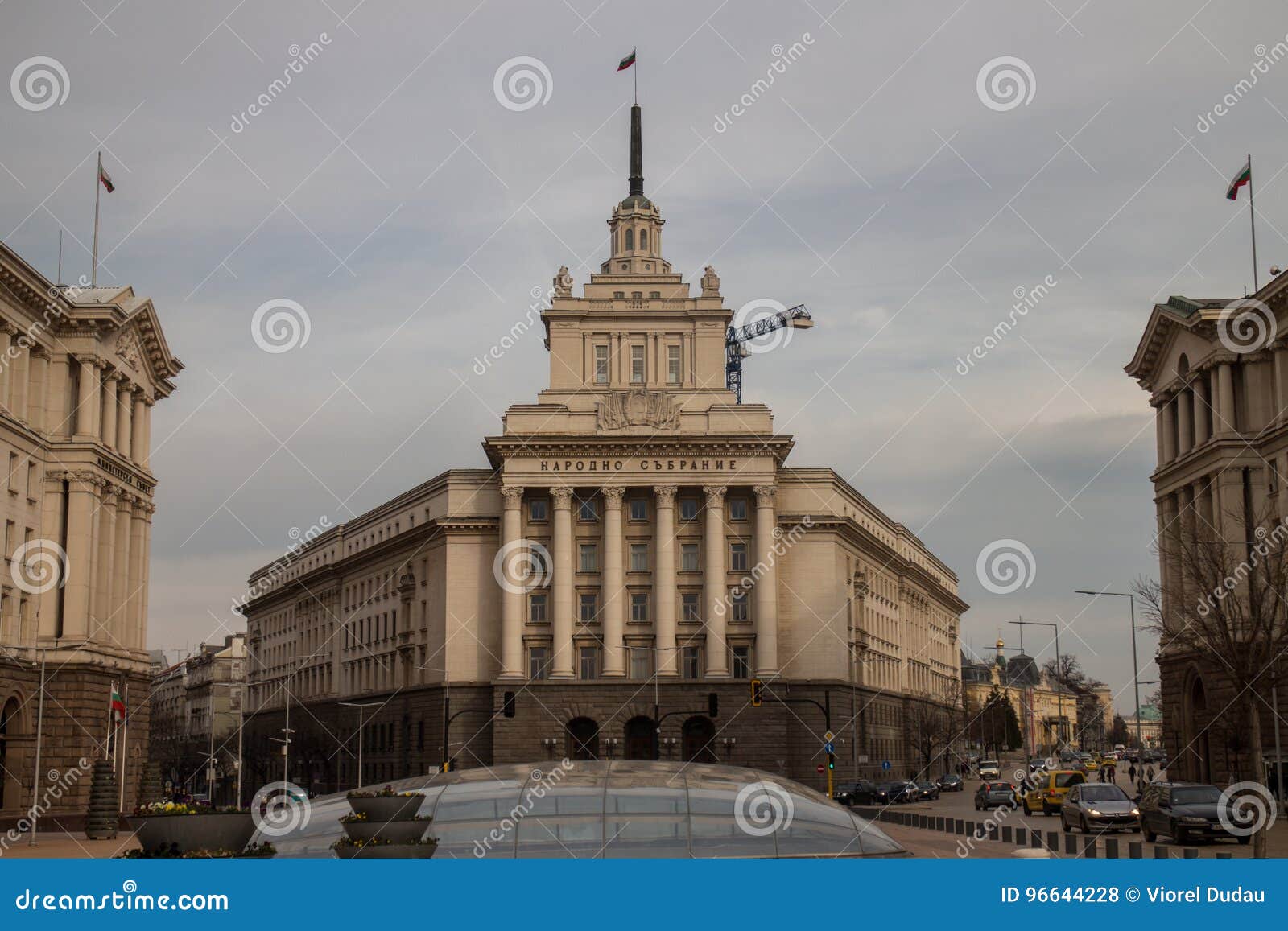 Largo Buildings in Sofia Downtown, Bulgaria Editorial Stock Photo ...
