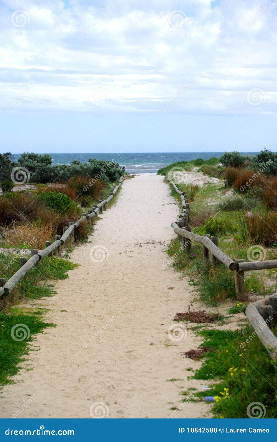 Largs Bay Beach Entrance stock photo. Image of largs - 10842580