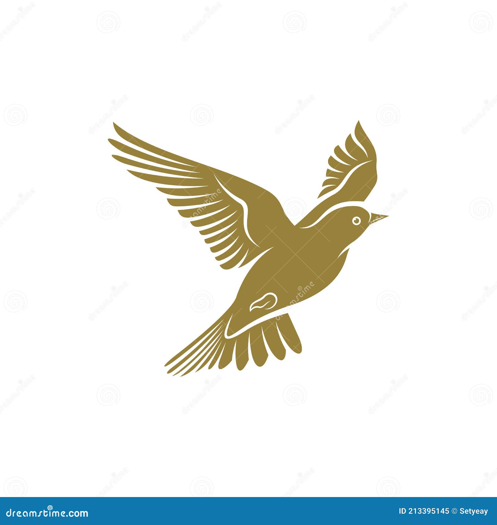 Lark Bird Design Vector Illustration, Creative Lark Bird Logo Design ...