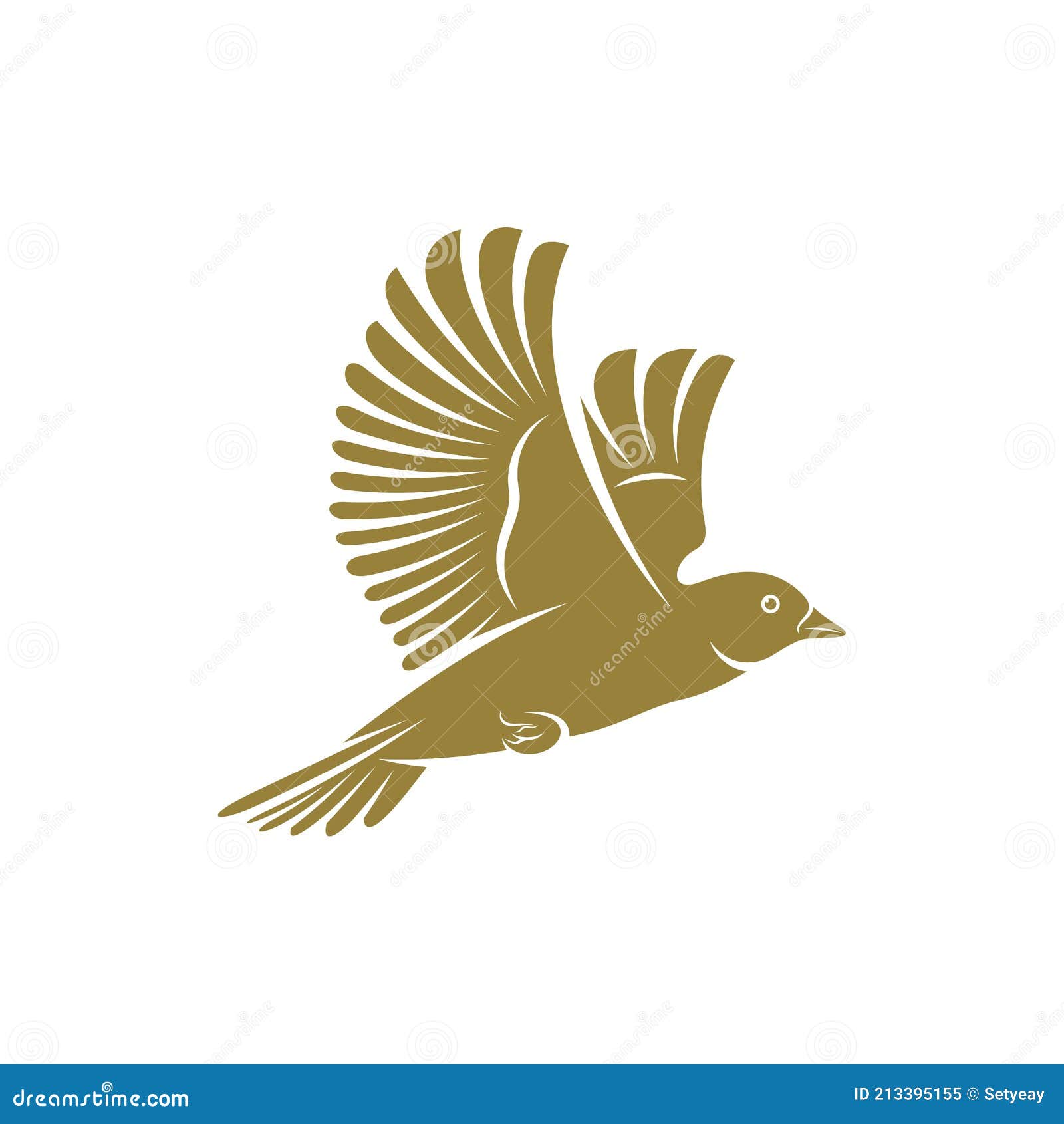 Lark Bird Design Vector Illustration, Creative Lark Bird Logo Design ...