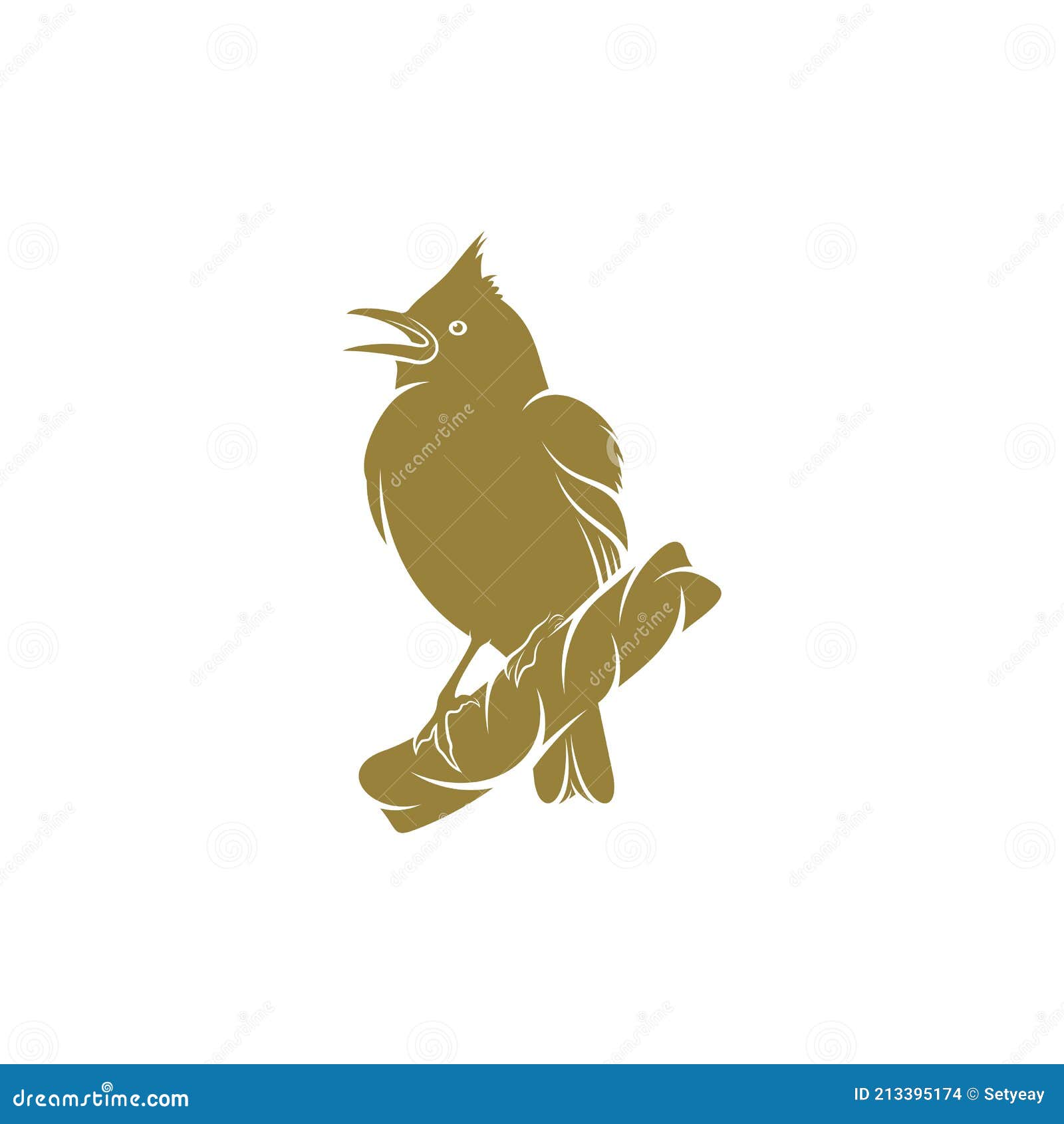 Lark Bird Design Vector Illustration, Creative Lark Bird Logo Design ...