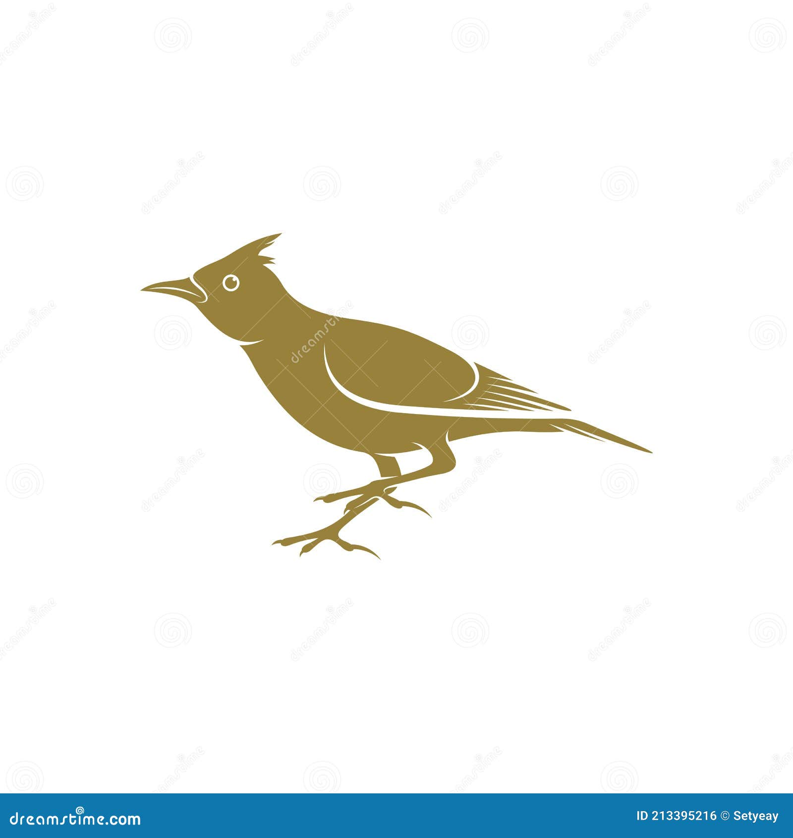 Lark Bird Design Vector Illustration, Creative Lark Bird Logo Design ...