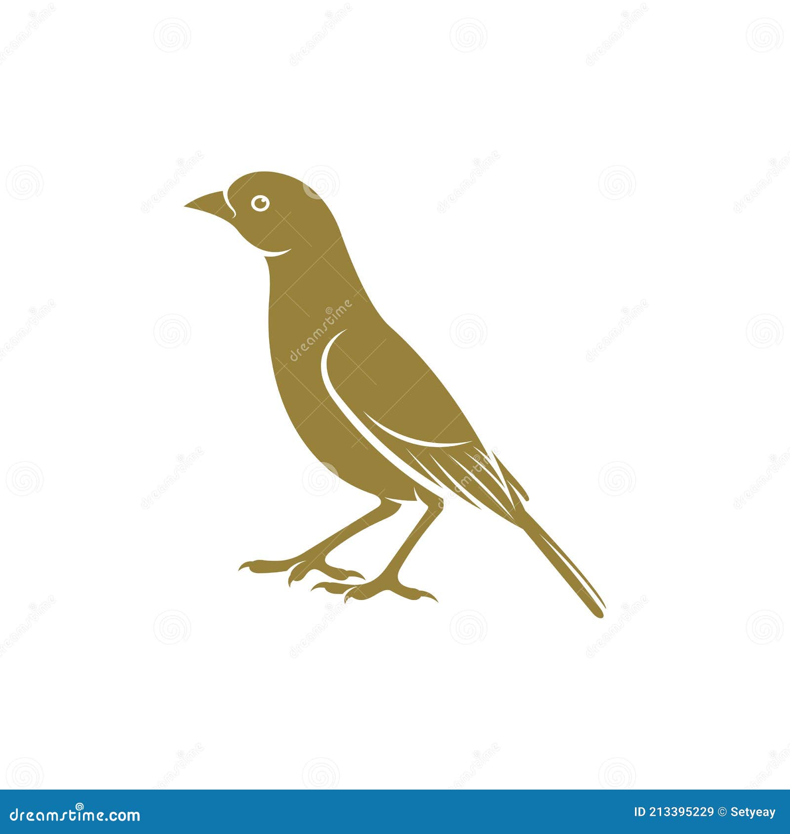 Lark Bird Design Vector Illustration, Creative Lark Bird Logo Design ...