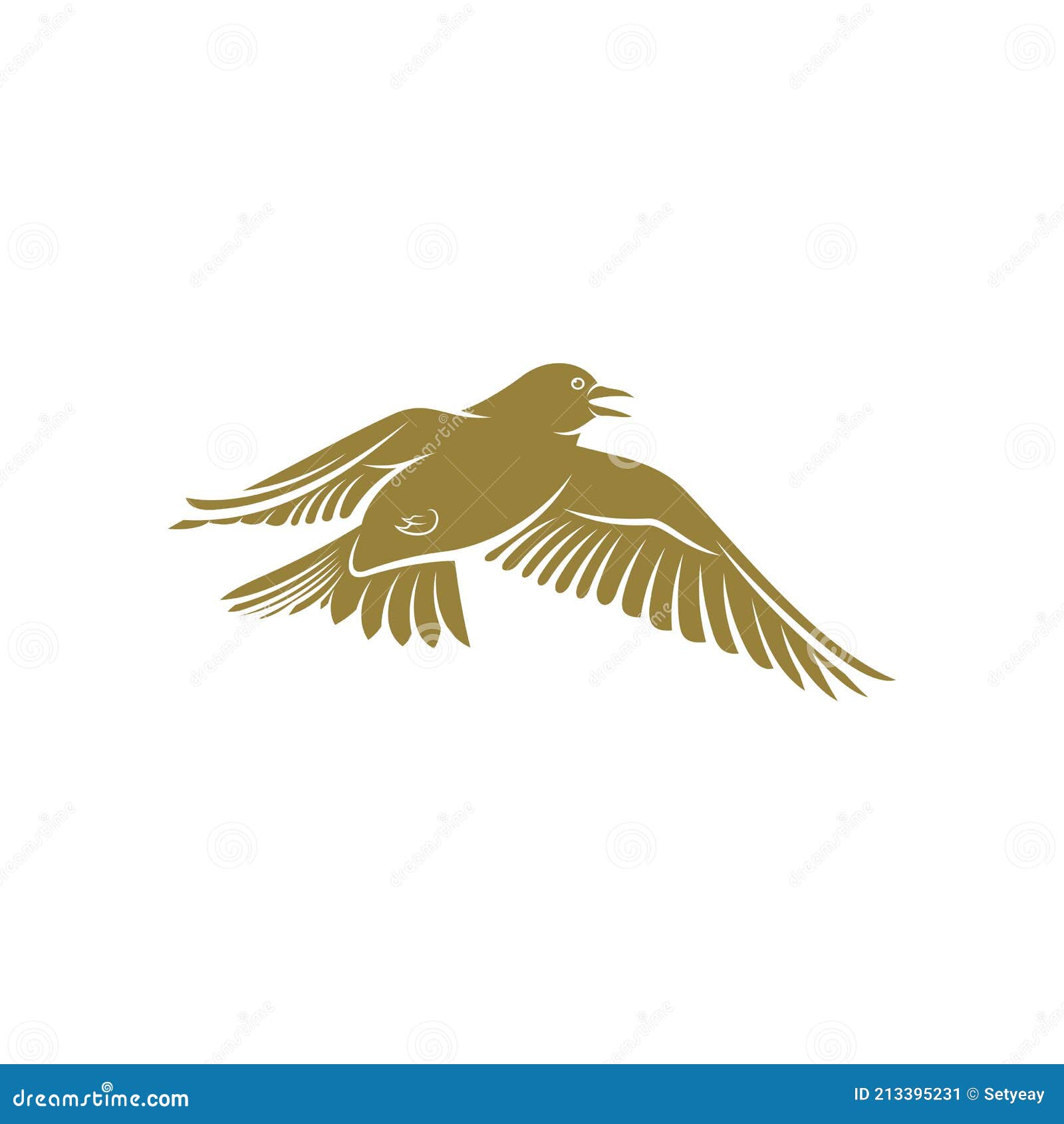 Lark Bird Design Vector Illustration, Creative Lark Bird Logo Design ...