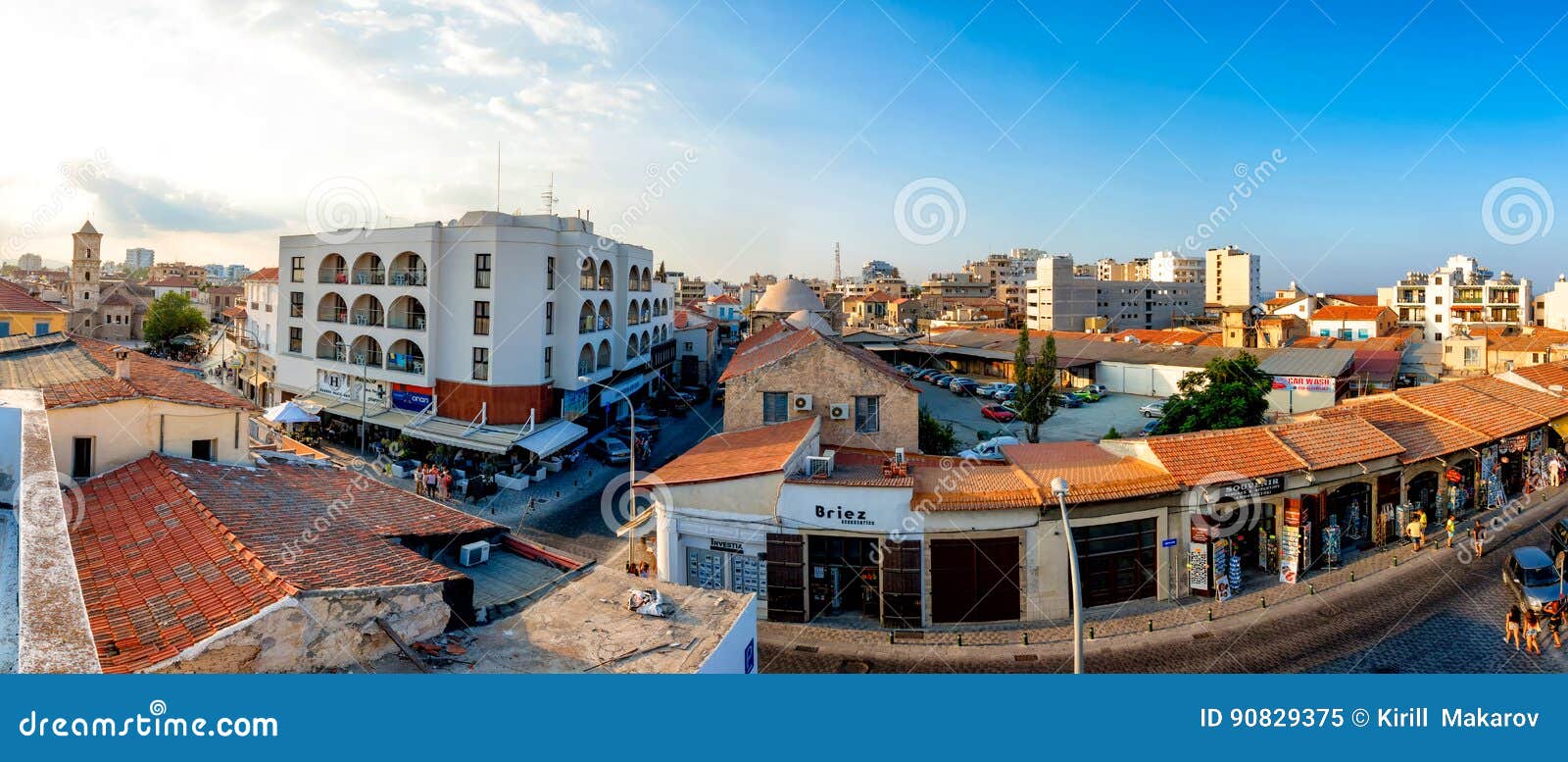 LARNACA, CYPRUS - AUGUST 20, 2014: Souvenir and Gift Shops in Th ...