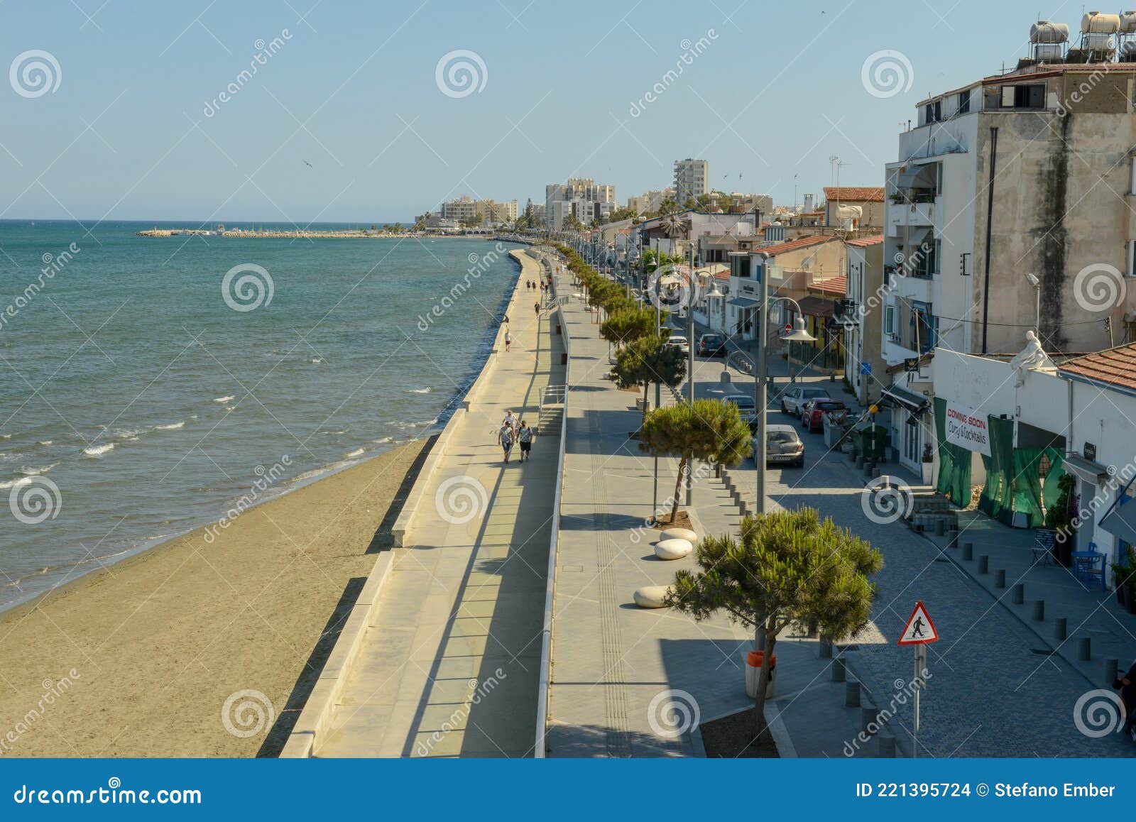 The Seefront at Larnaca on the Island of Cyprus Editorial Stock Image ...