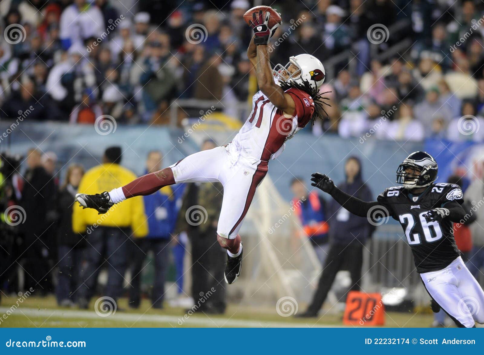 Larry Fitzgerald editorial stock image. Image of wide - 22232174