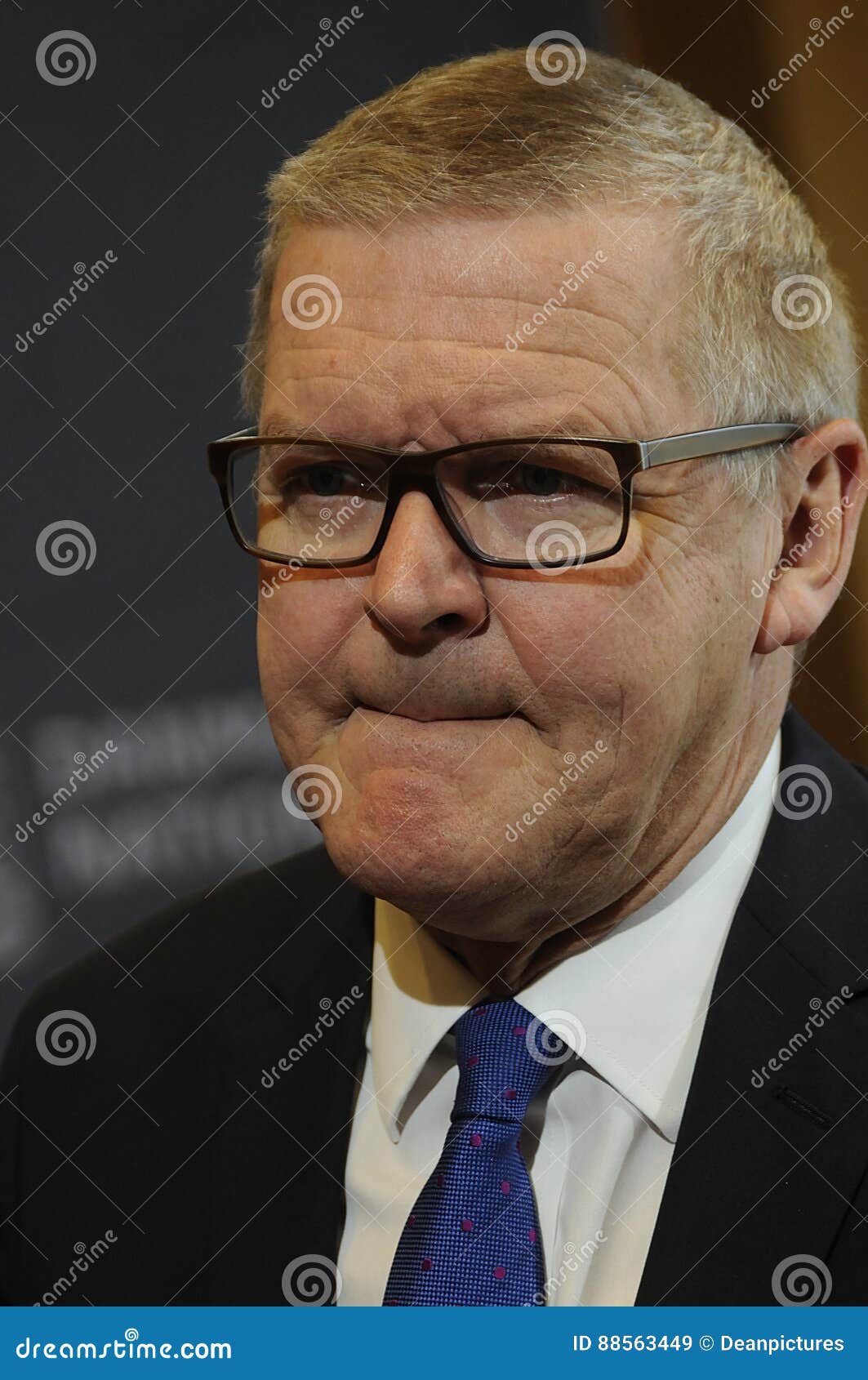 LARS ROHDE_GOVERNOR DE DANMARKS NAATIONALBANK Imagen de archivo ...