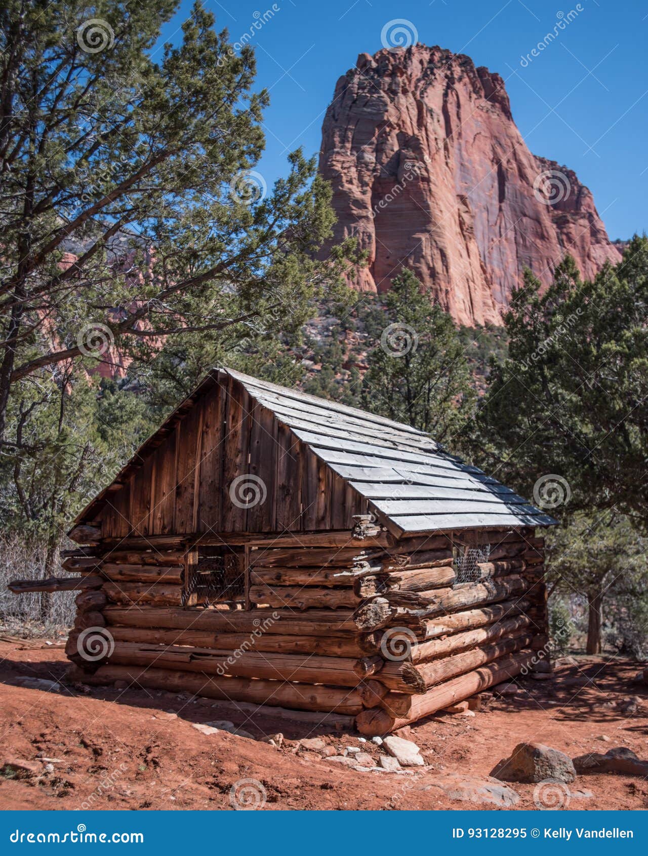 Larson Cabin Ruin in Zion stock image. Image of historic - 93128295
