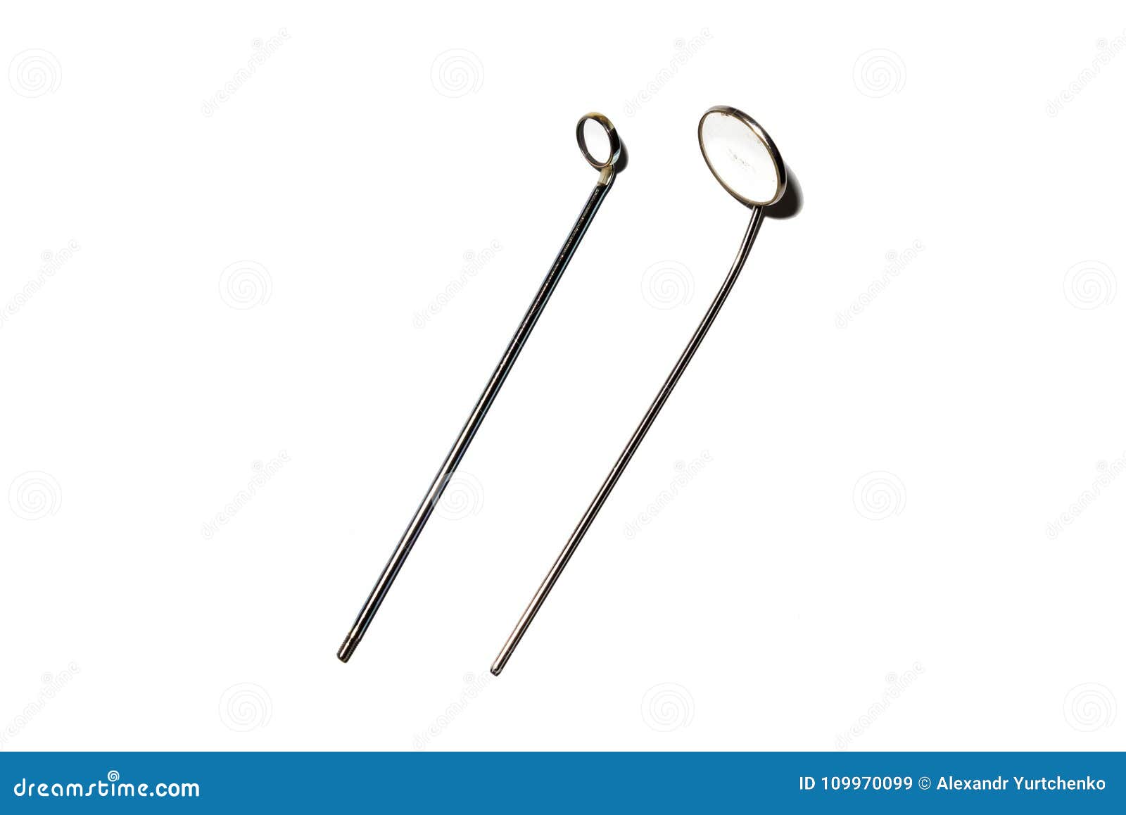 Laryngeal and Epipharyngeal Mirrors. Stock Image - Image of hospital, laryngeal: 109970099