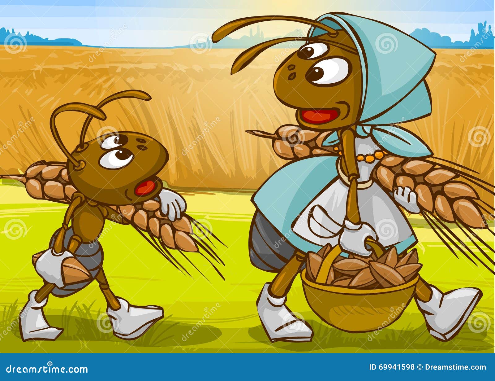 Las Lecciones De La Generosidad 6 Stock de ilustración - Ilustración de ...