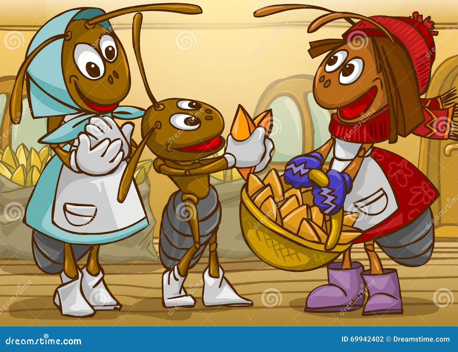 Las Lecciones De La Generosidad 12 Stock de ilustración - Ilustración ...