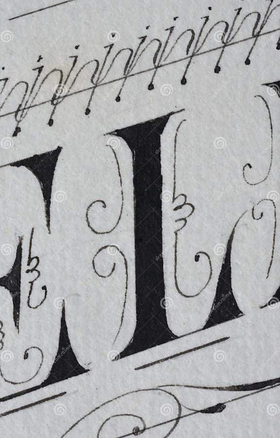 Las Letras Que he Hecho Con Nib En Blanco Foto de archivo - Imagen de ... Las Letras Que he Hecho Con Nib En Blanco Foto de archivo - Imagen de ...