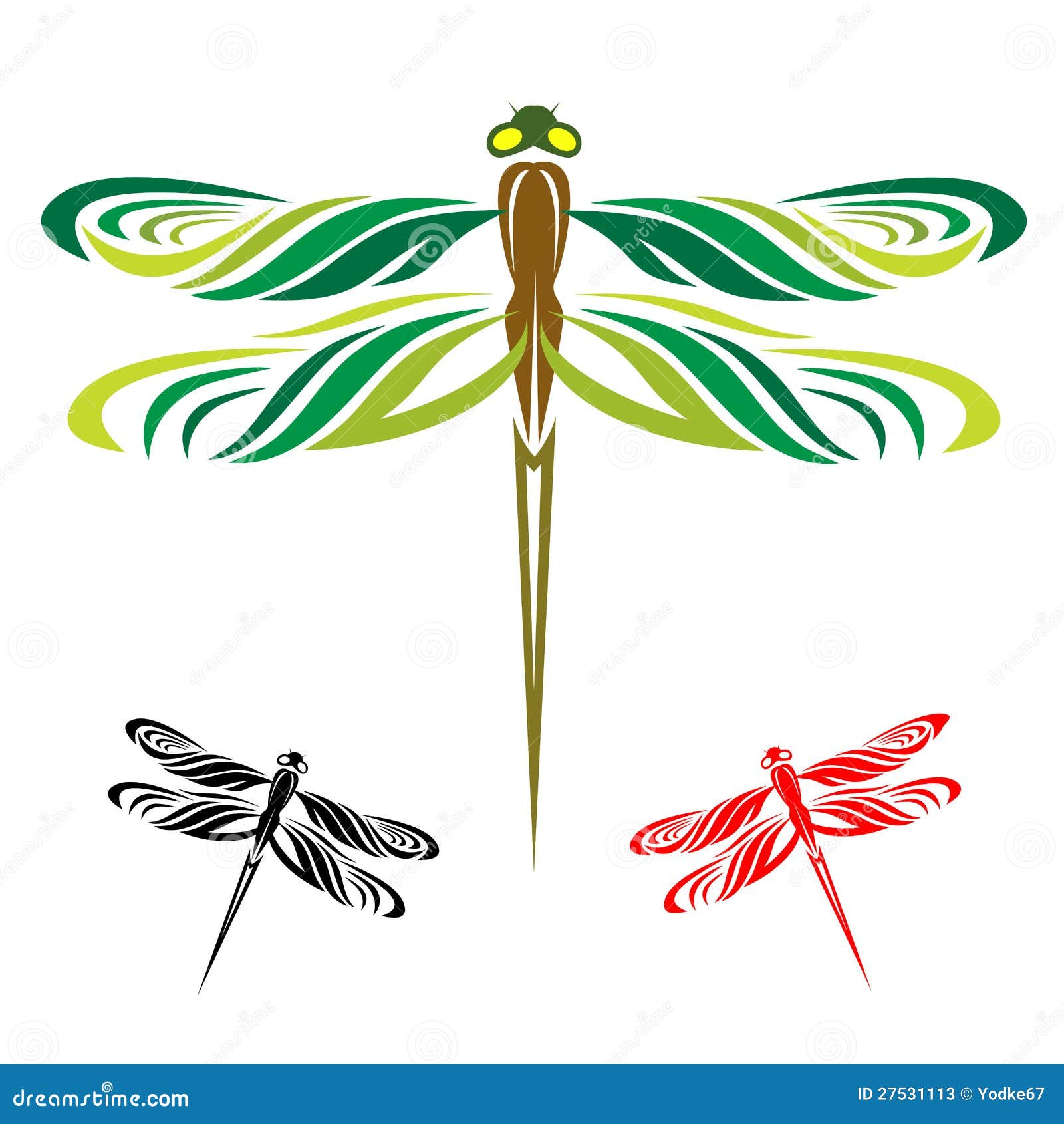 Las libélulas vuelan ilustración del vector. Ilustración de travieso ...