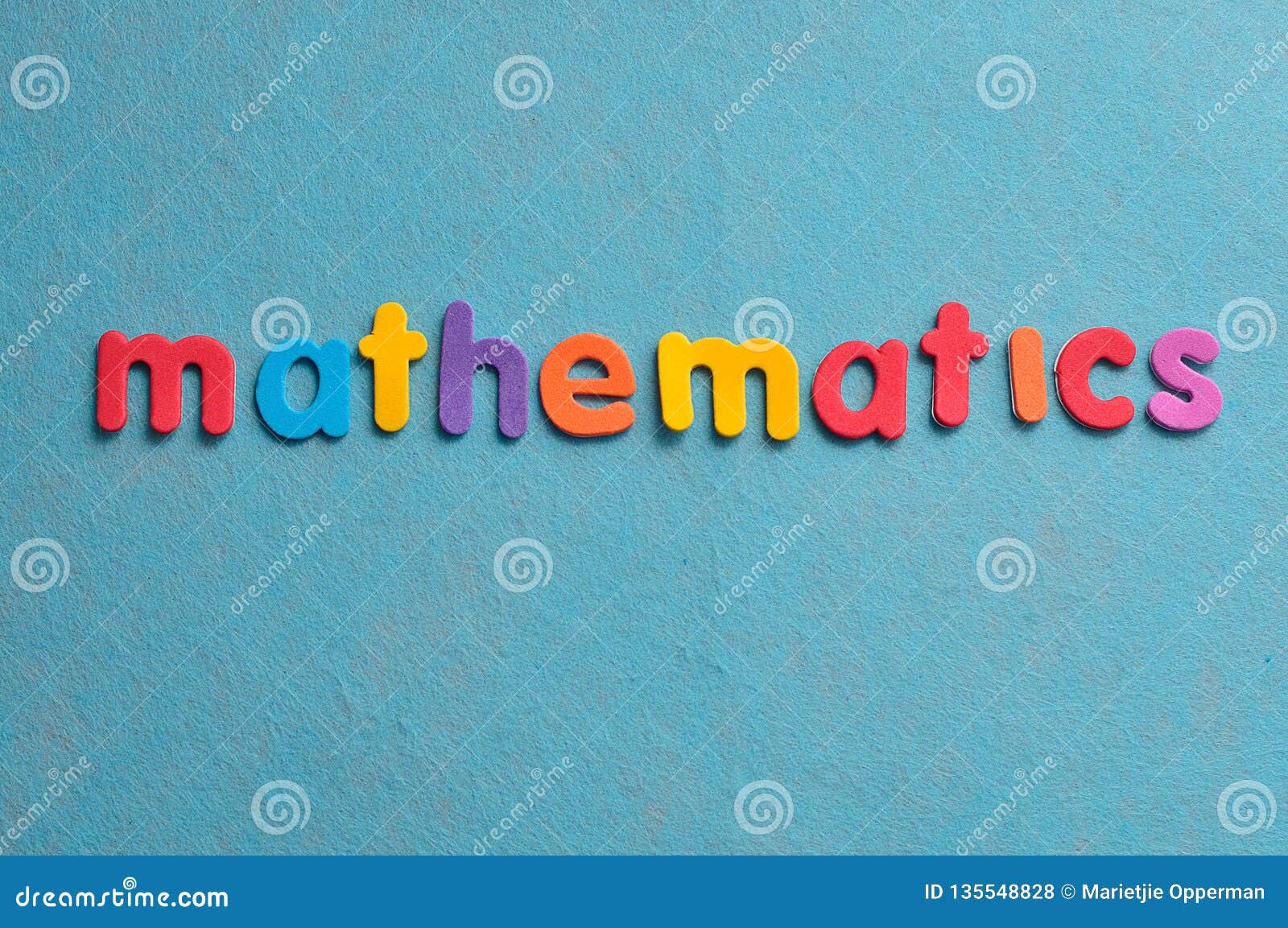 Las Matemáticas De La Palabra Foto de archivo - Imagen de problema ...