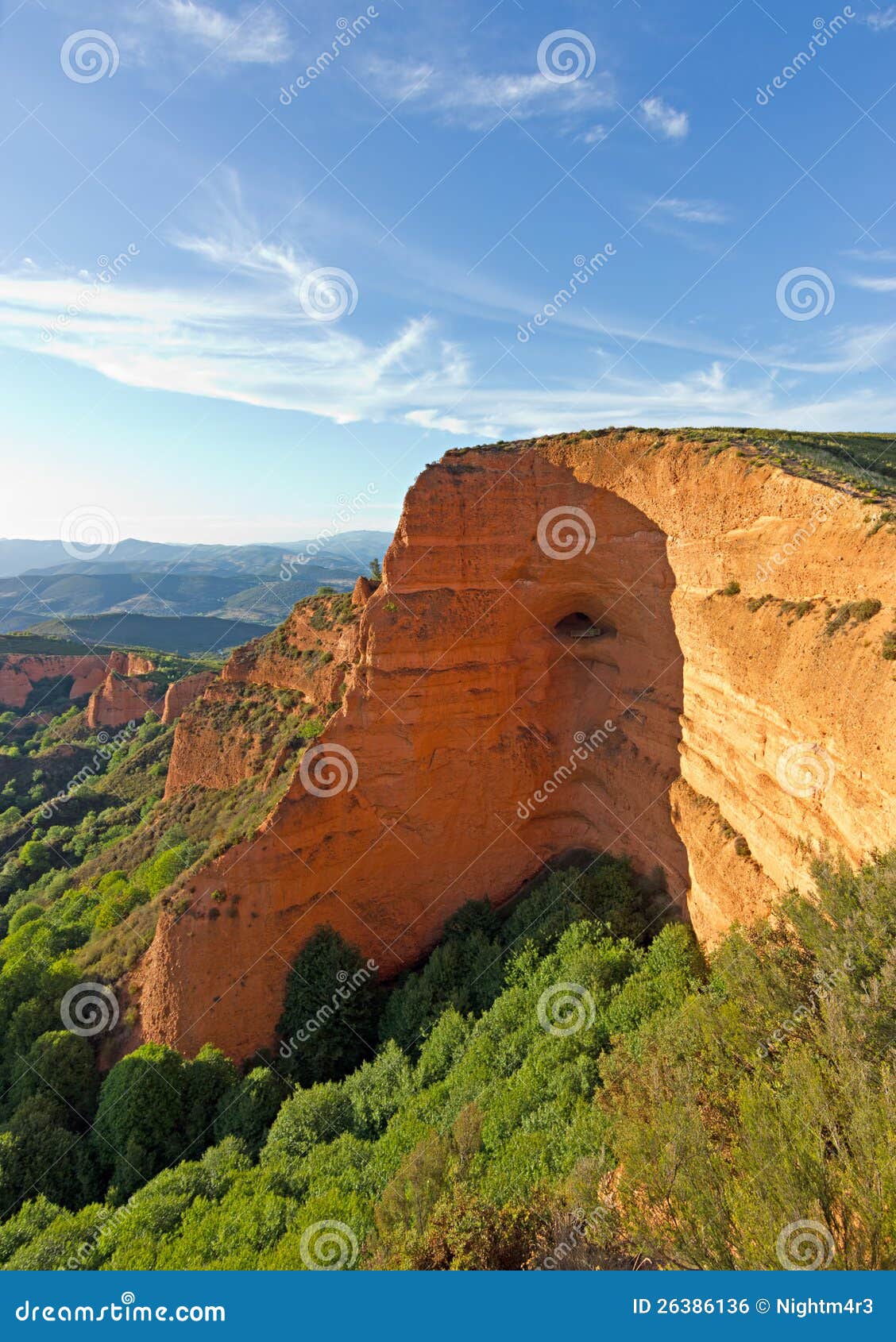 Las Medulas stock photo. Image of orellan, panoramic - 26386136
