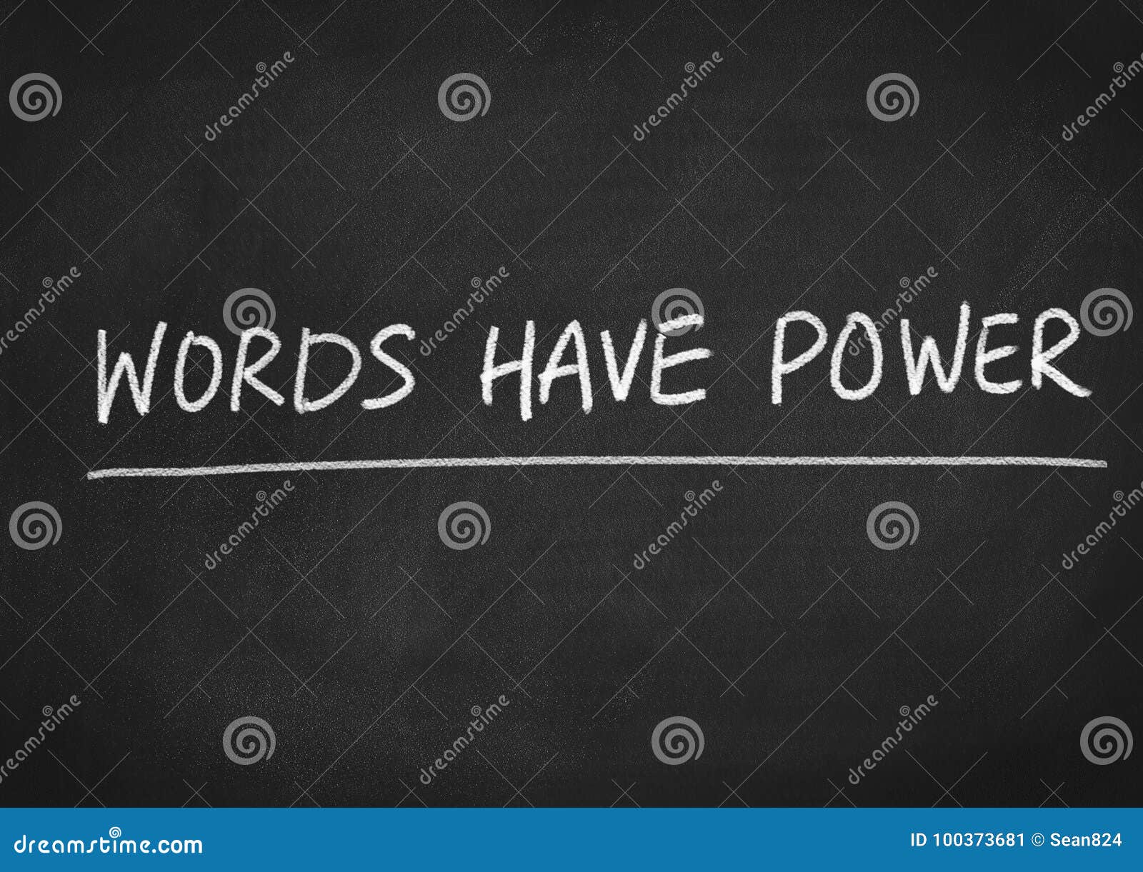 Las palabras tienen poder imagen de archivo. Imagen de palabras - 100373681