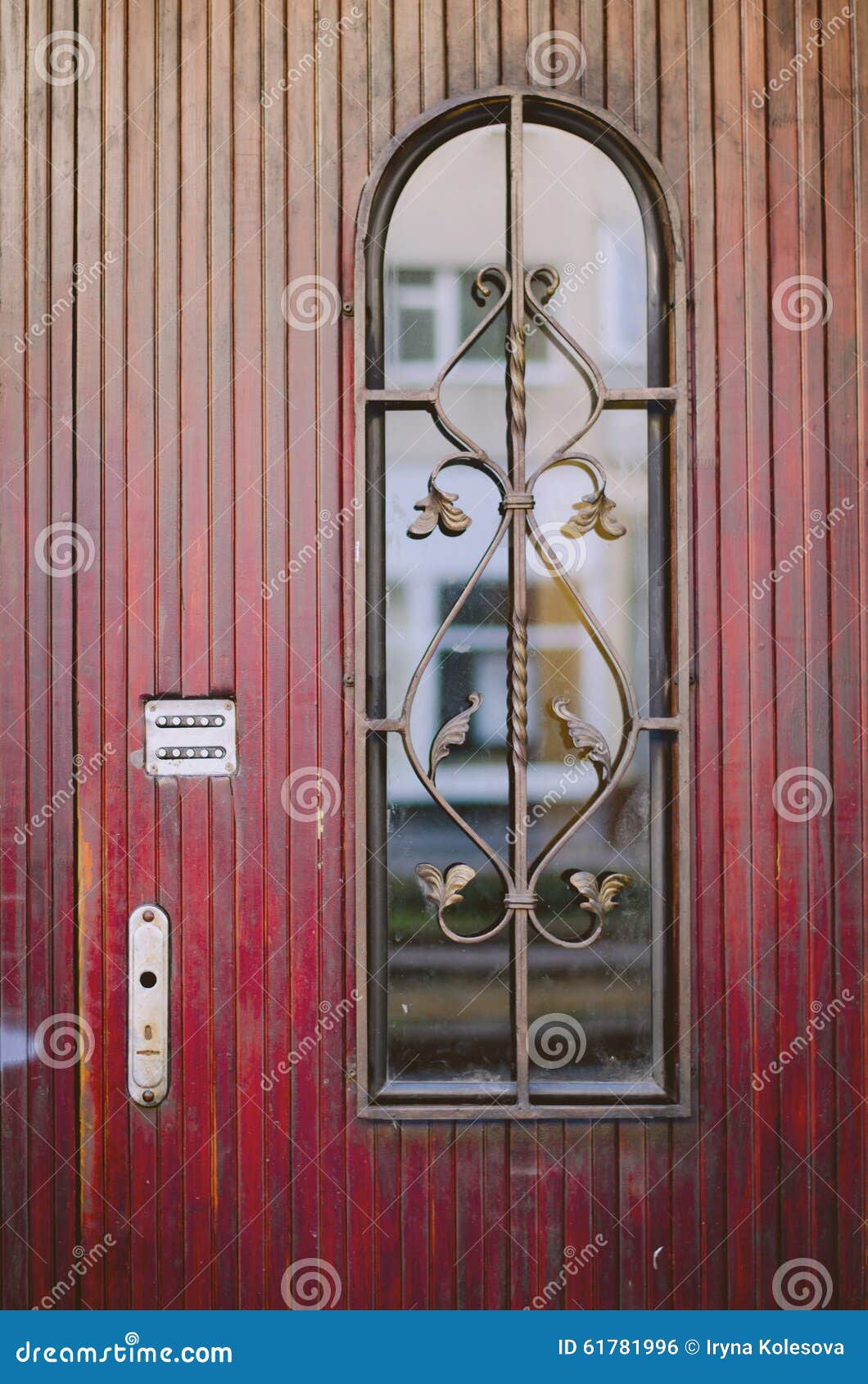 Las Puertas De Madera Del Viejo Vintage Foto De Archivo Imagen De