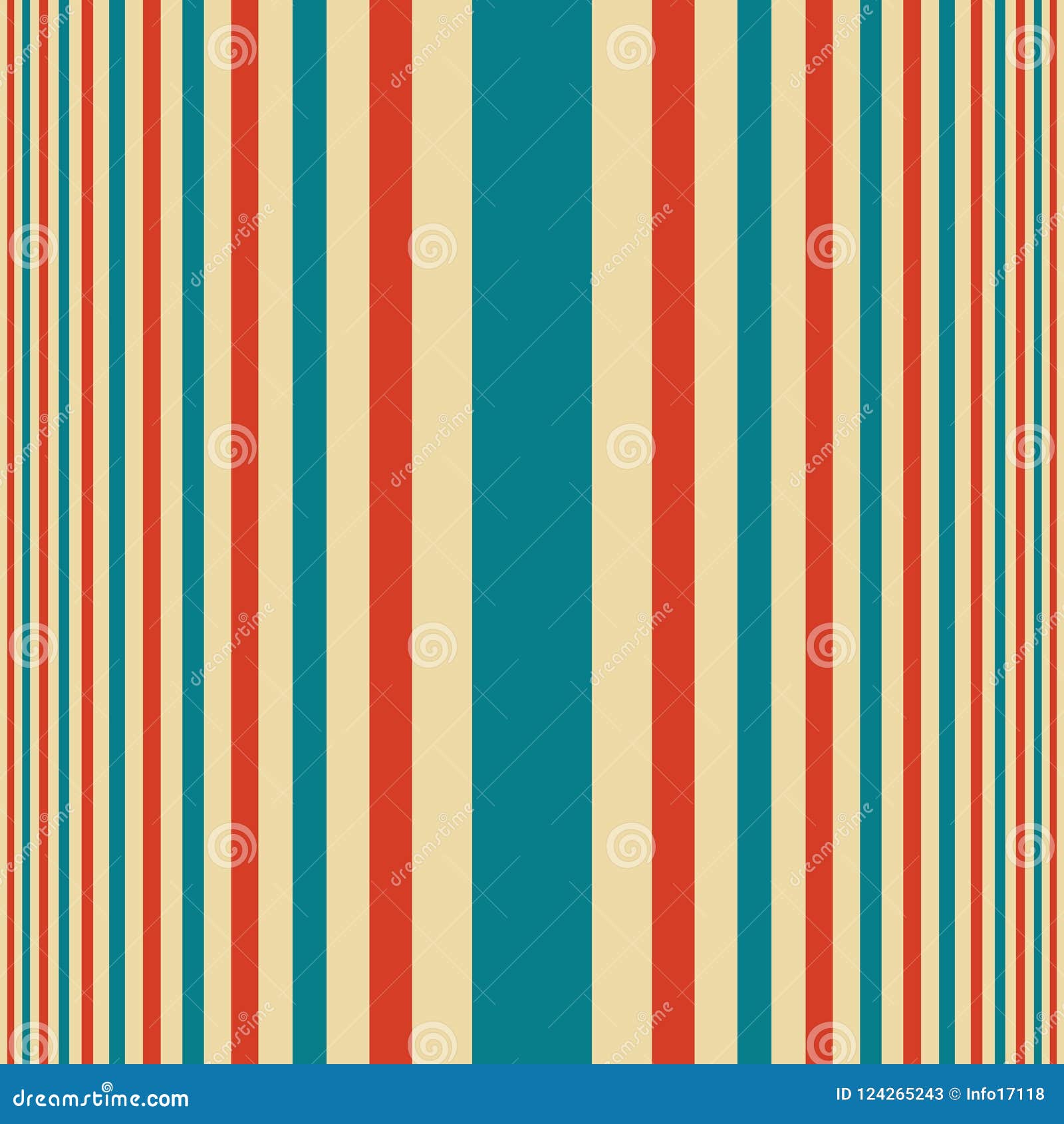 Las Rayas Azules Y Rojas Verticales De Las Sombras Imprimen Vector ...