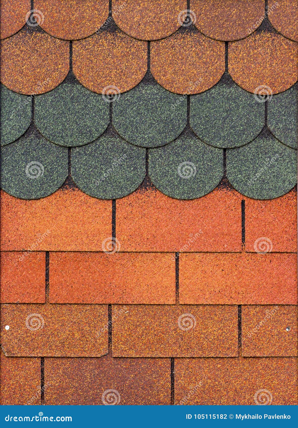 Las Tejas De Tejado Plásticas Rojas Se Dirigen Foto de archivo - Imagen ...